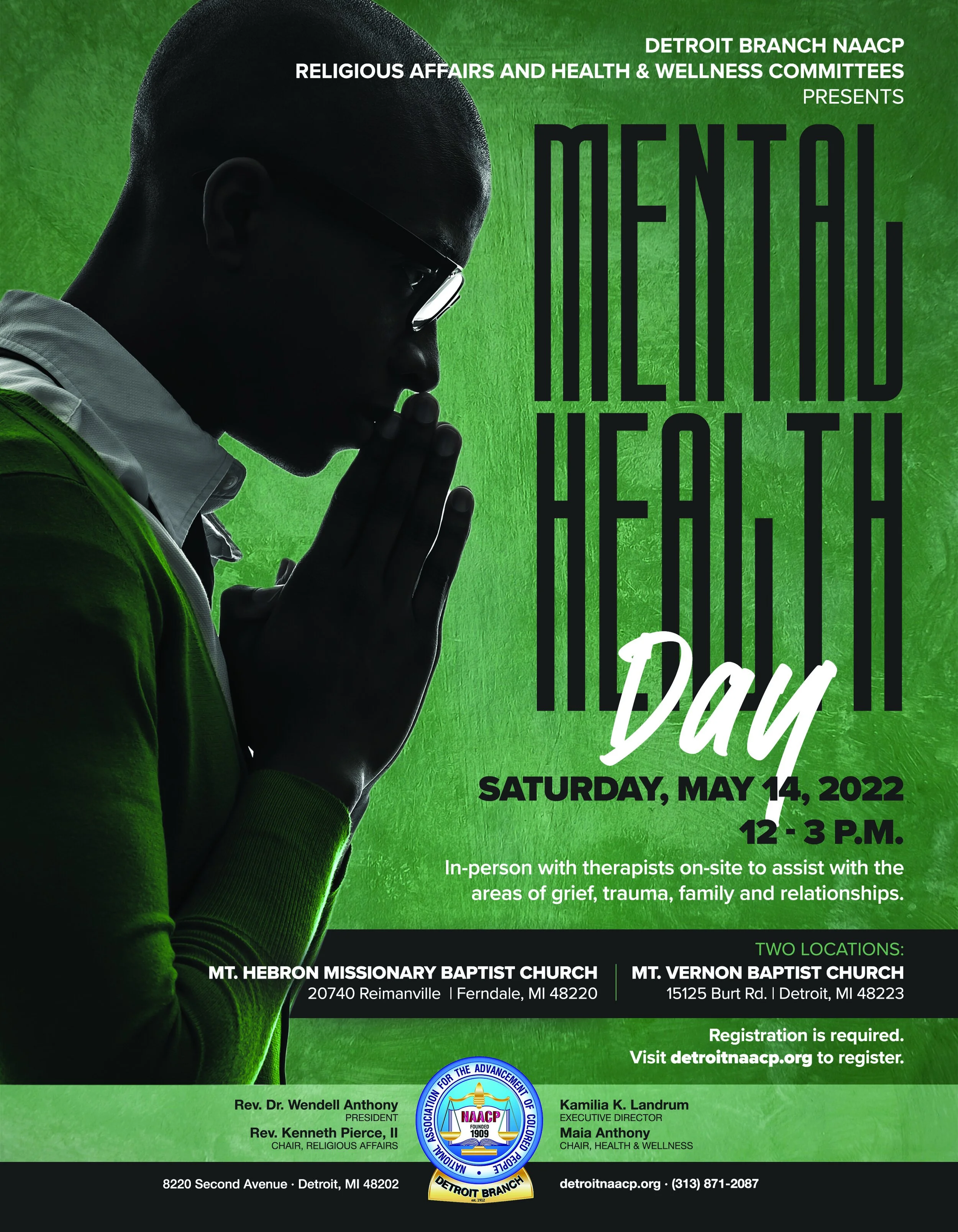MENTAL HEALTH DAY — NAACP Detroit Branch