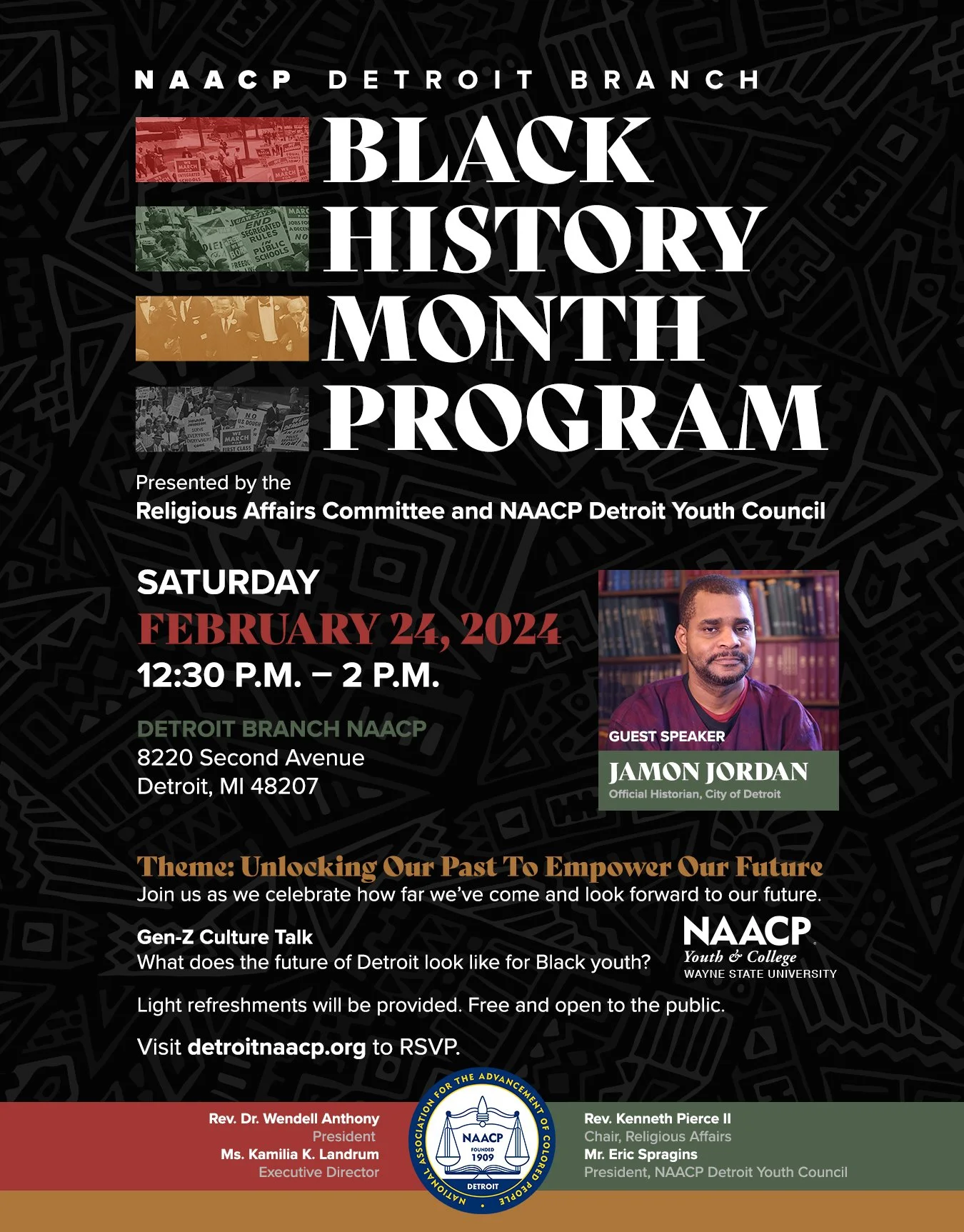 UNLOCKING OUR PAST TO EMPOWER OUR FUTURE — NAACP Detroit Branch