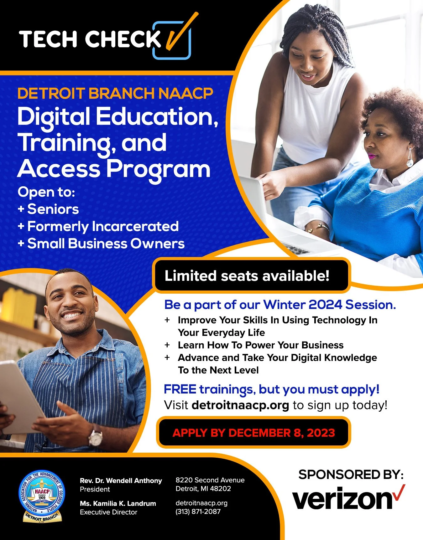 TECH CHECK – DIGITAL EDUCATION, TRAINING, AND ACCESS PROGRAM — NAACP ...