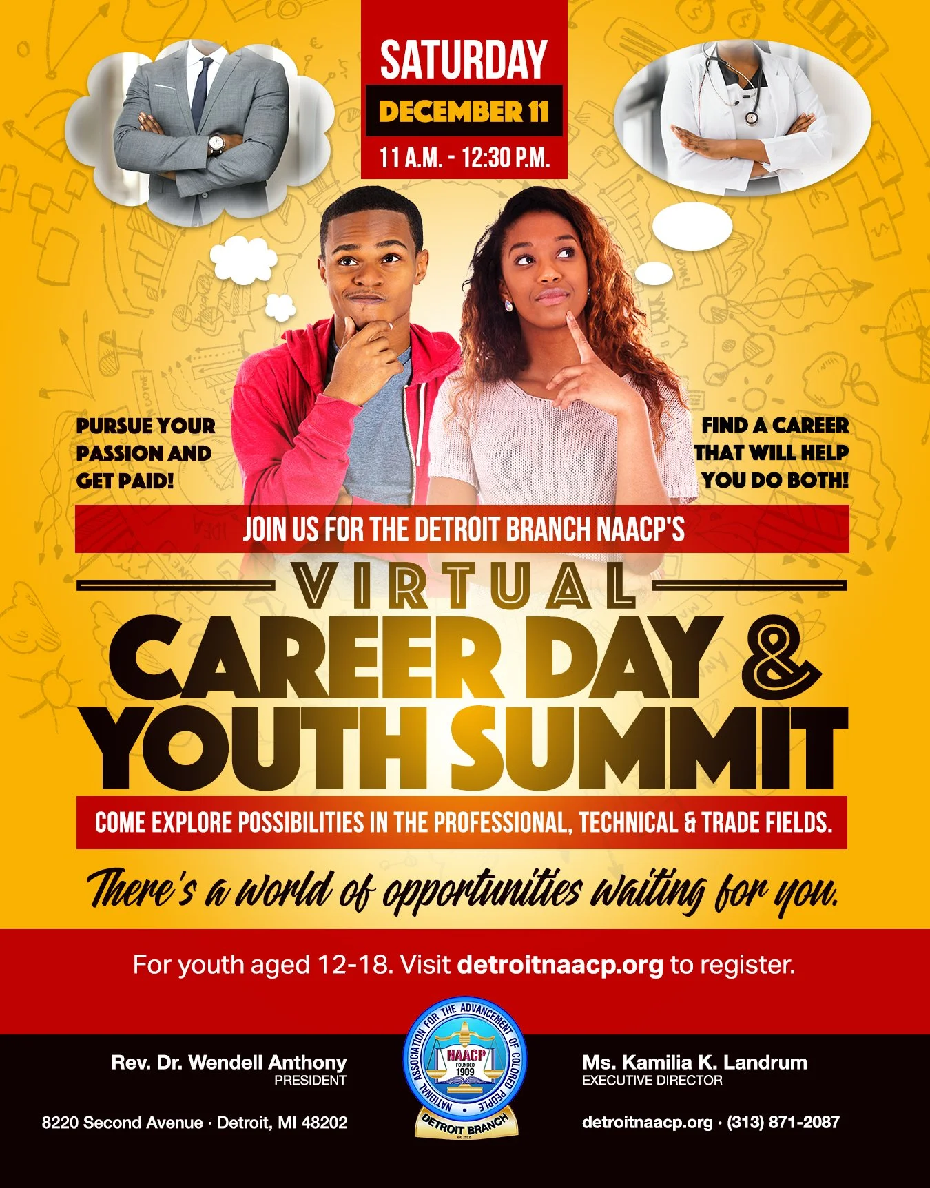 VIRTUAL CAREER DAY AND YOUTH SUMMIT — NAACP Detroit Branch