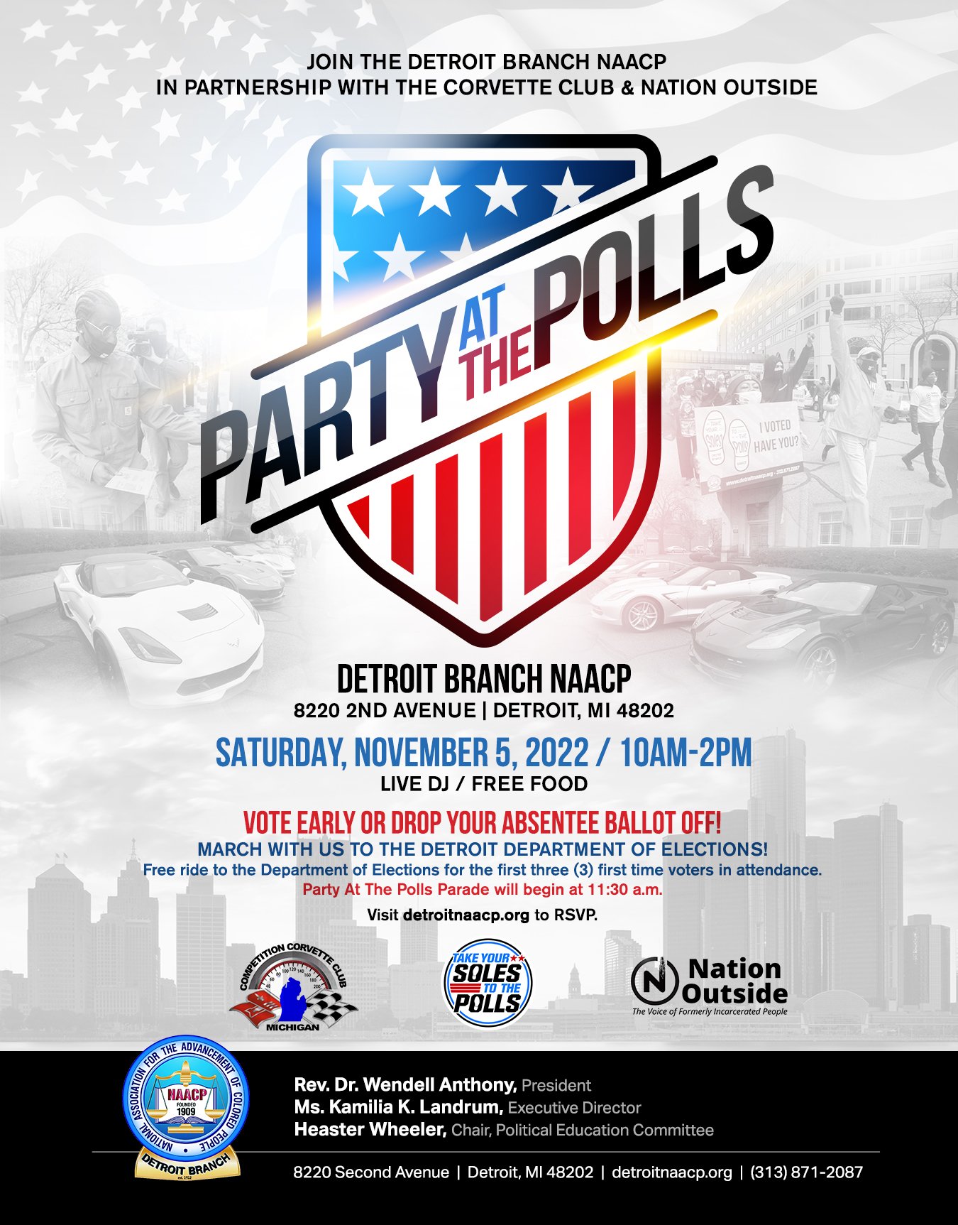 PARTY AT THE POLLS — NAACP Detroit Branch