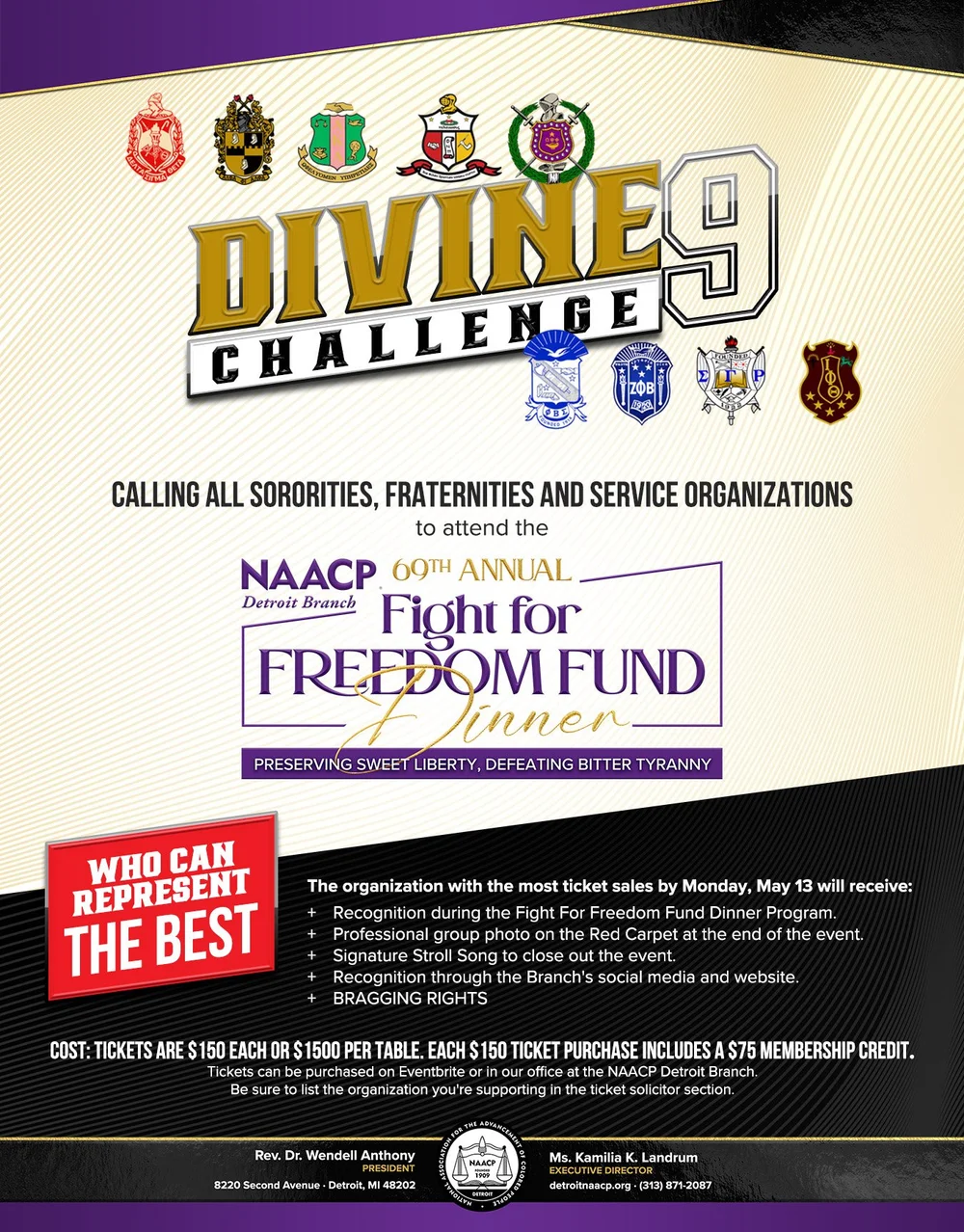 DIVINE 9 CHALLENGE! — NAACP Detroit Branch