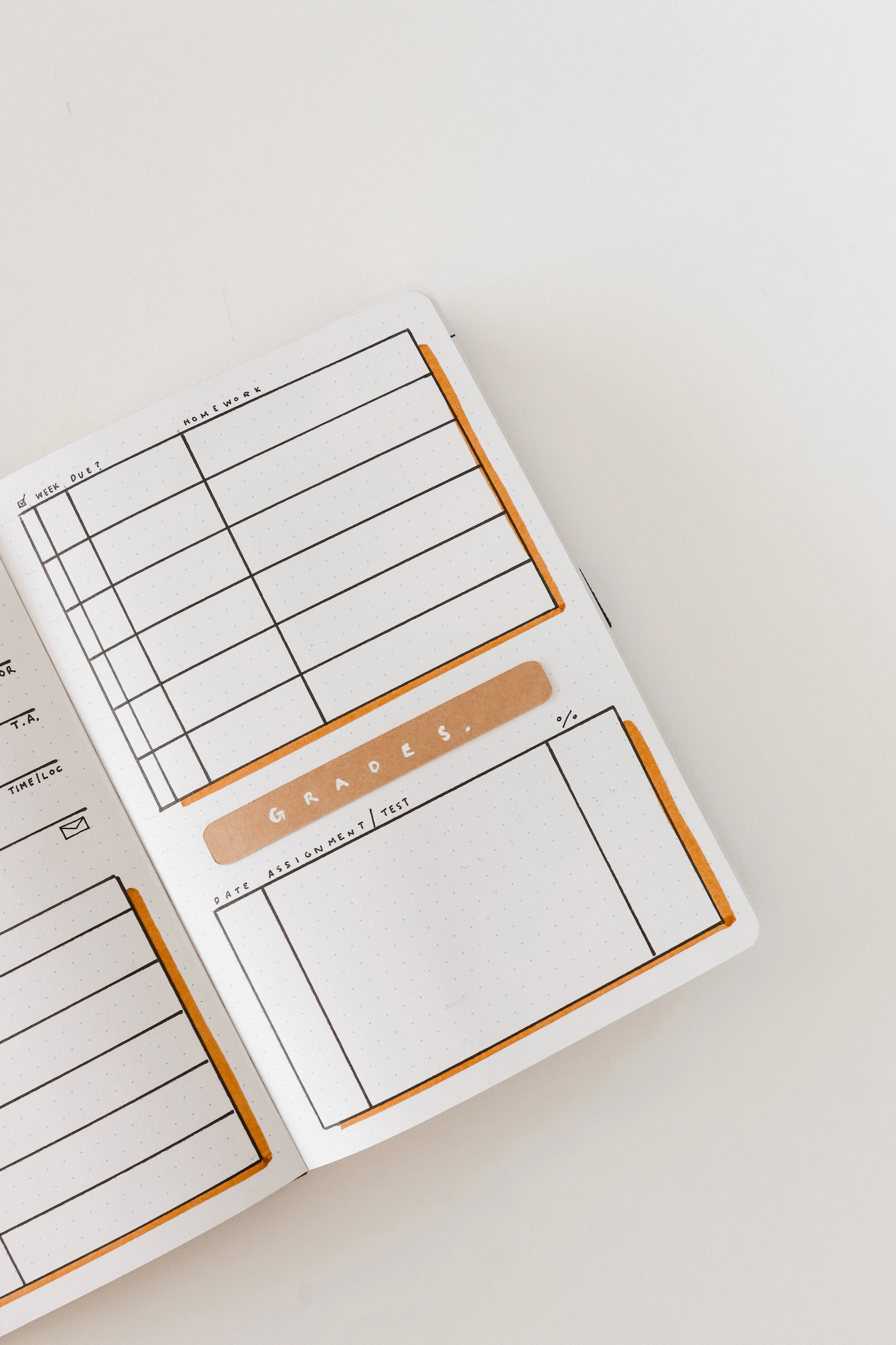STUDENT BULLET JOURNAL SPREADS — CAITLIN DA SILVA