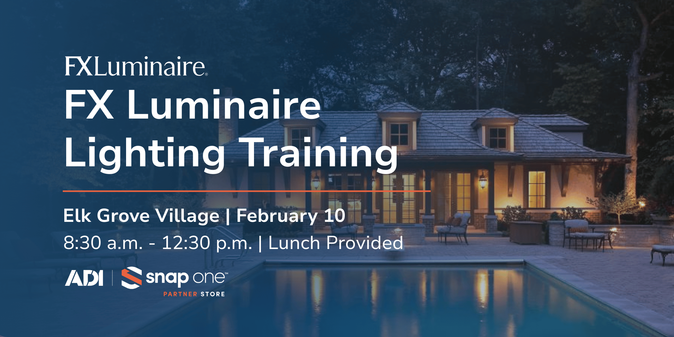 FX Luminaire Lighting Training | Elk Grove Village - February 10, 2026 ...