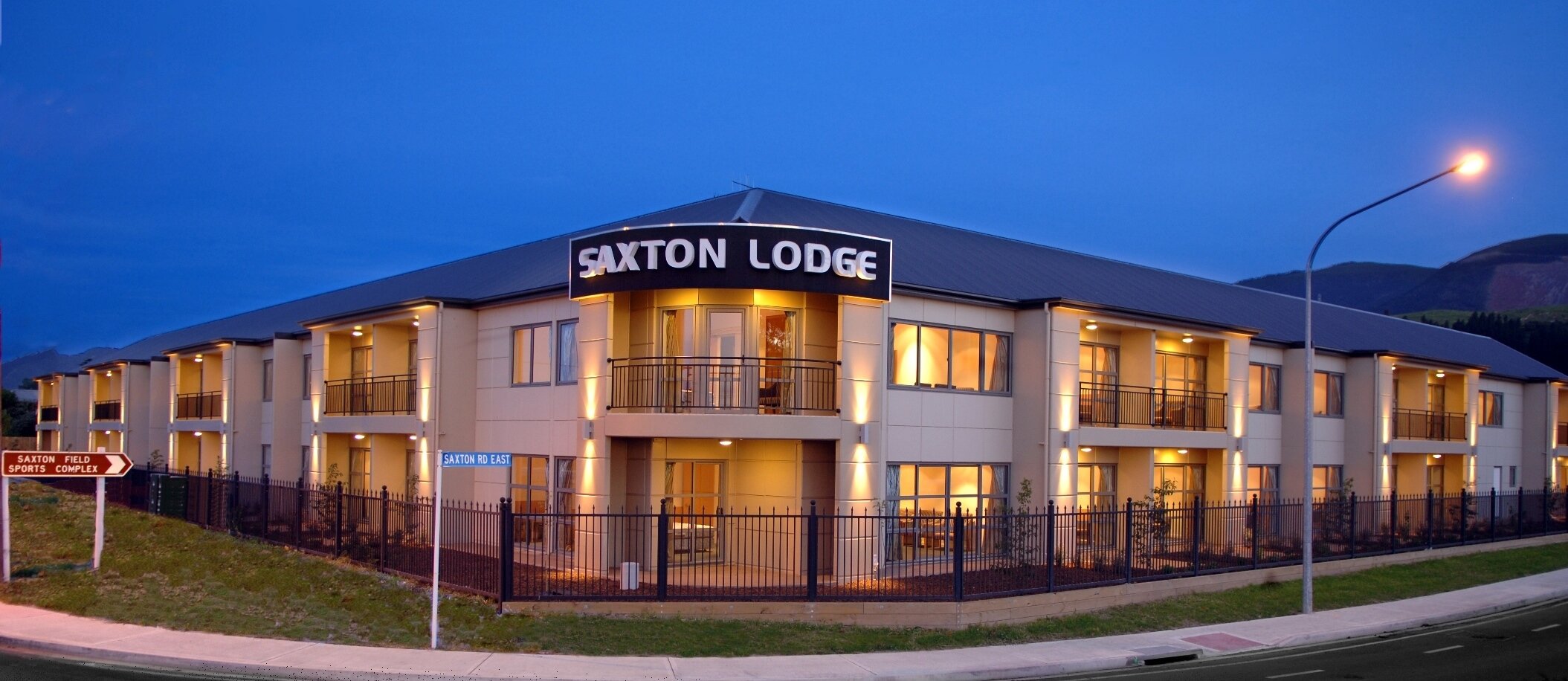 Saxton Lodge official site, Nelson accommodation