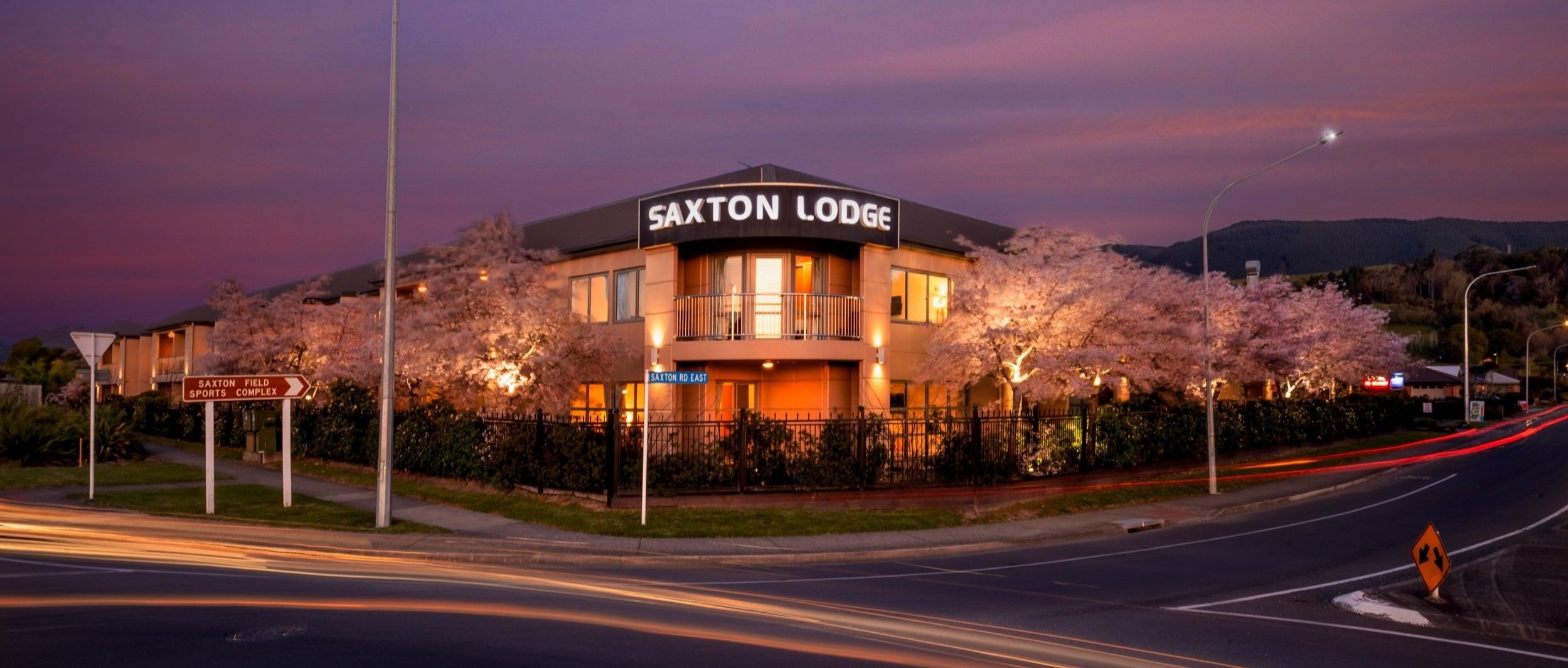 Saxton Lodge official site, Nelson accommodation