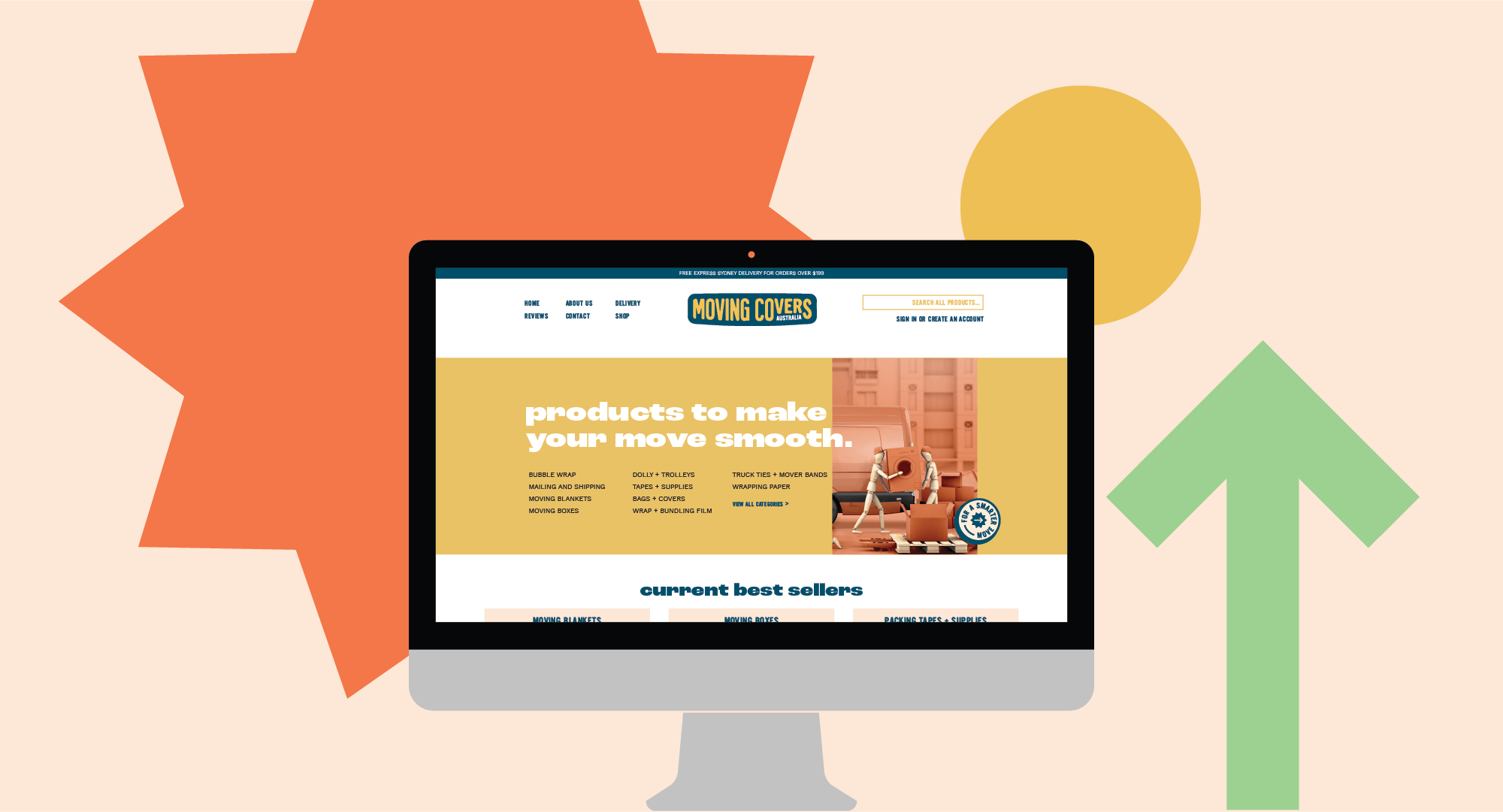 Moving Covers Australia — barge creative | graphic design studio