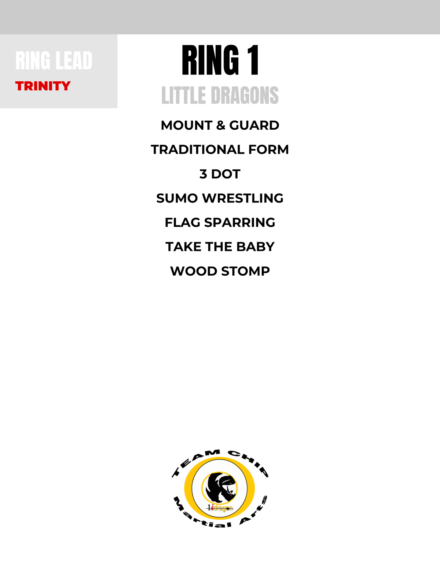 TC CHAMPS 2023 — Team Chip Martial Arts