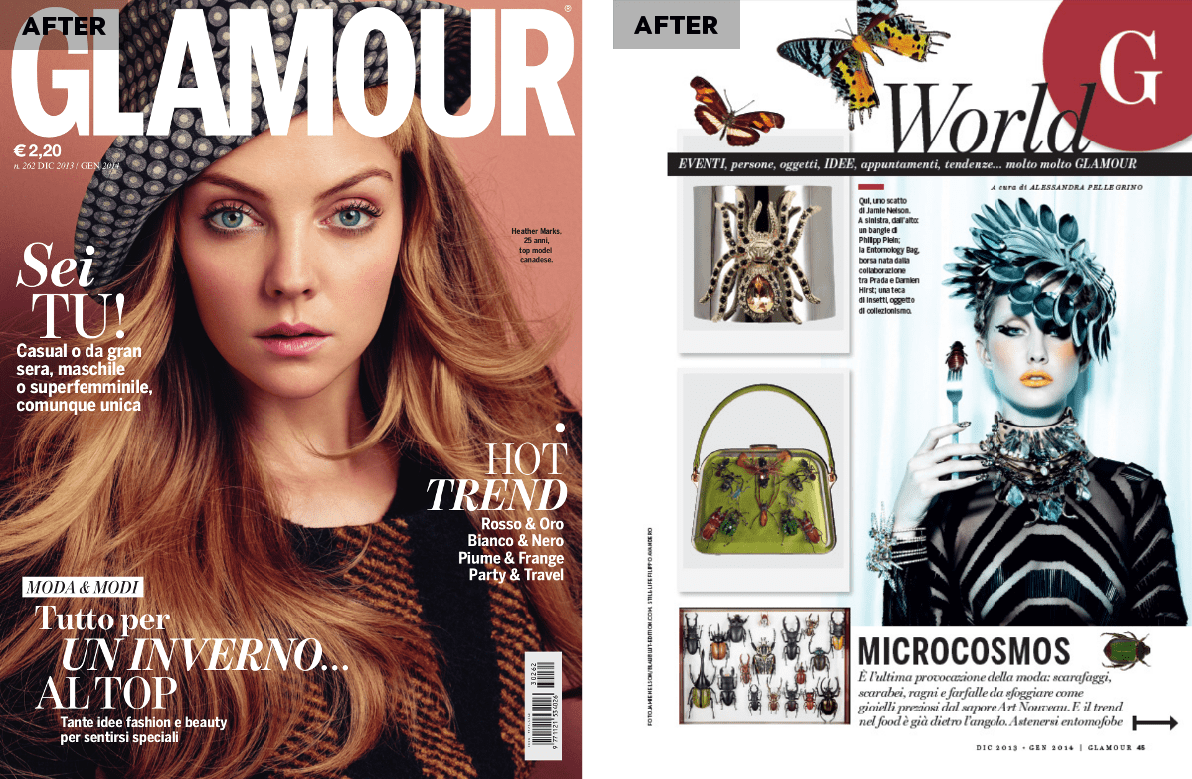 Glamour Italia — Carla Frank Creative + Co.
