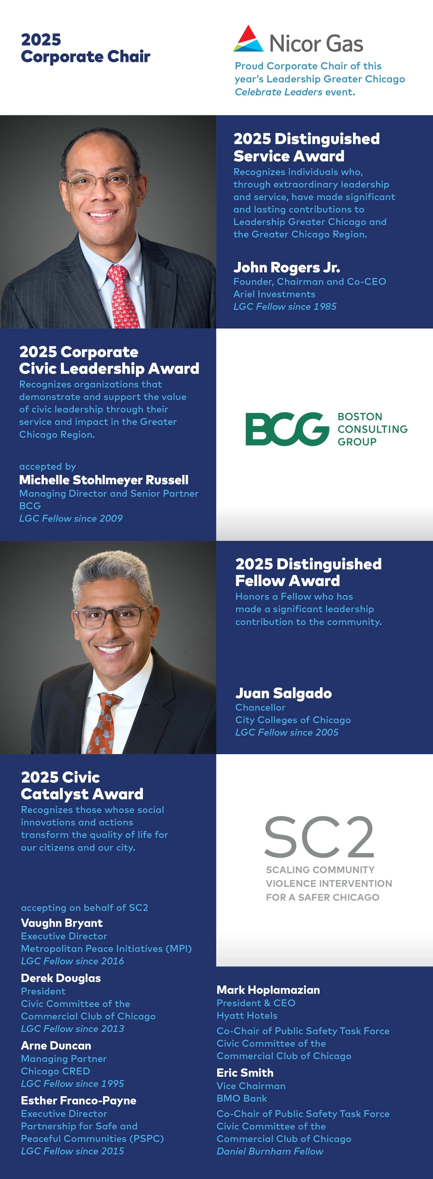 Leadership Greater Chicago Celebrate Leaders — Pjh And Associates Inc