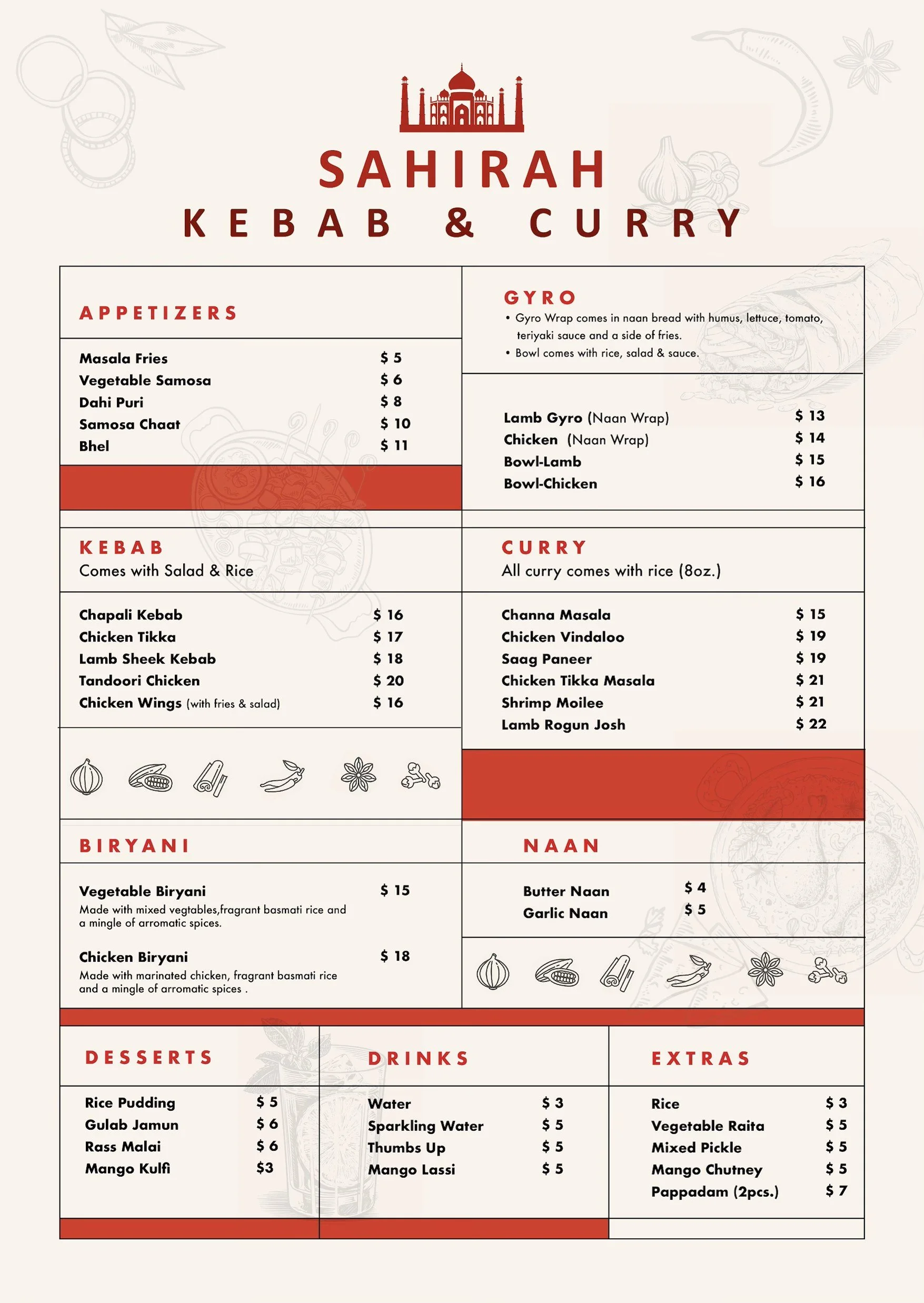 Sahirah Kebab & Curry — Politan Row at Colony Square