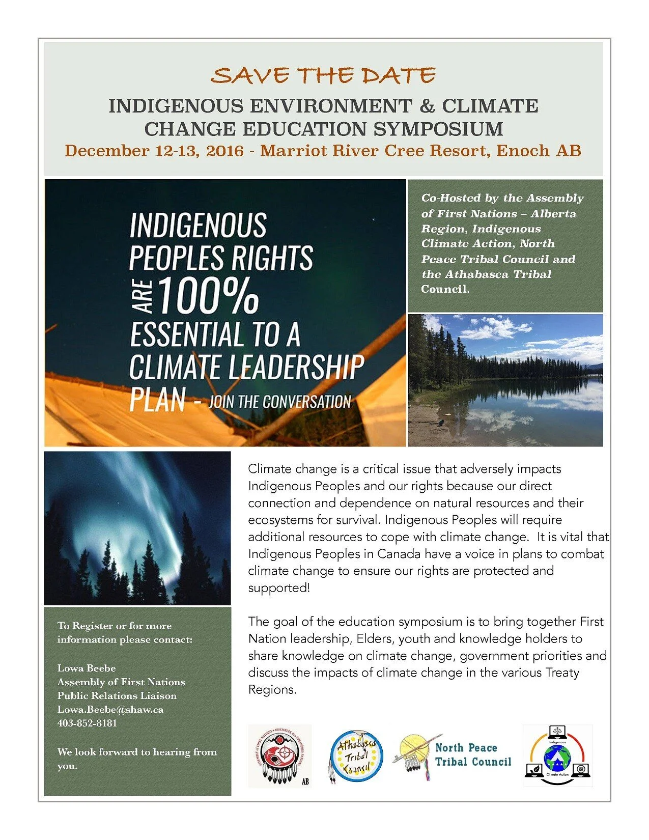 Indigenous Climate Action presents Indigenous Environment & Climate ...