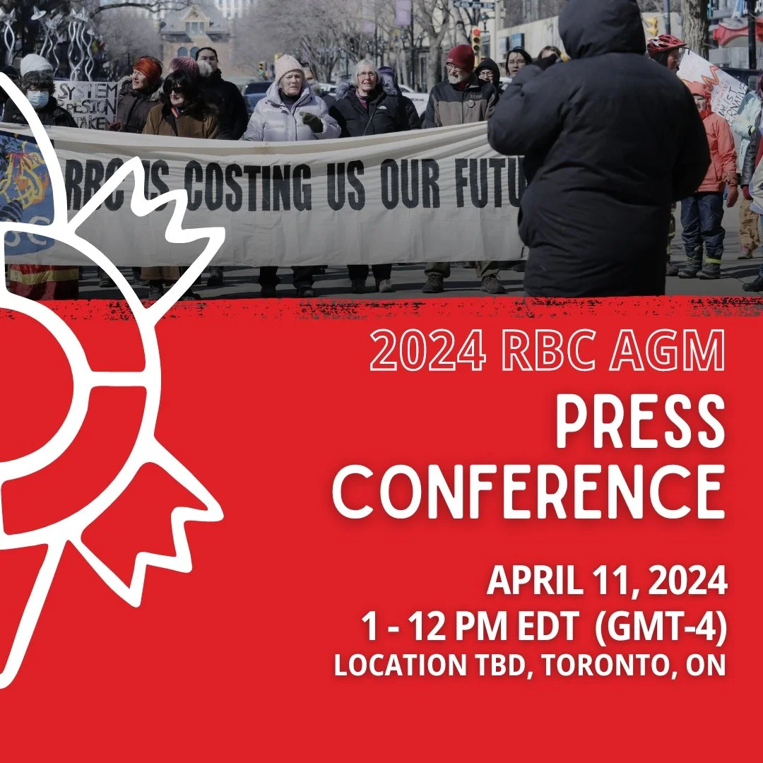 RBC AGM Press Conference — Indigenous Climate Action