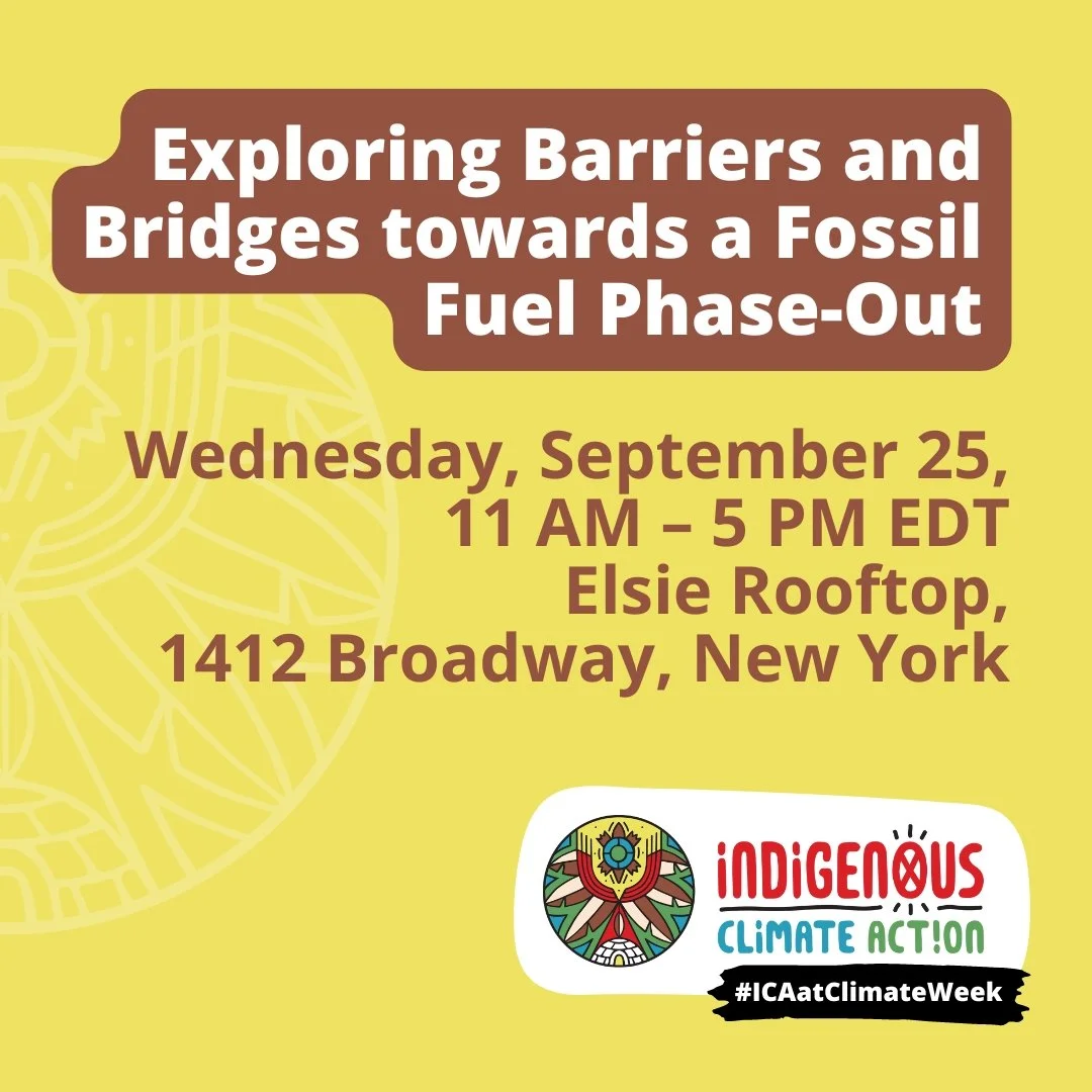 Bridges and Barriers to Fossil Fuel Phase Out — Indigenous Climate Action