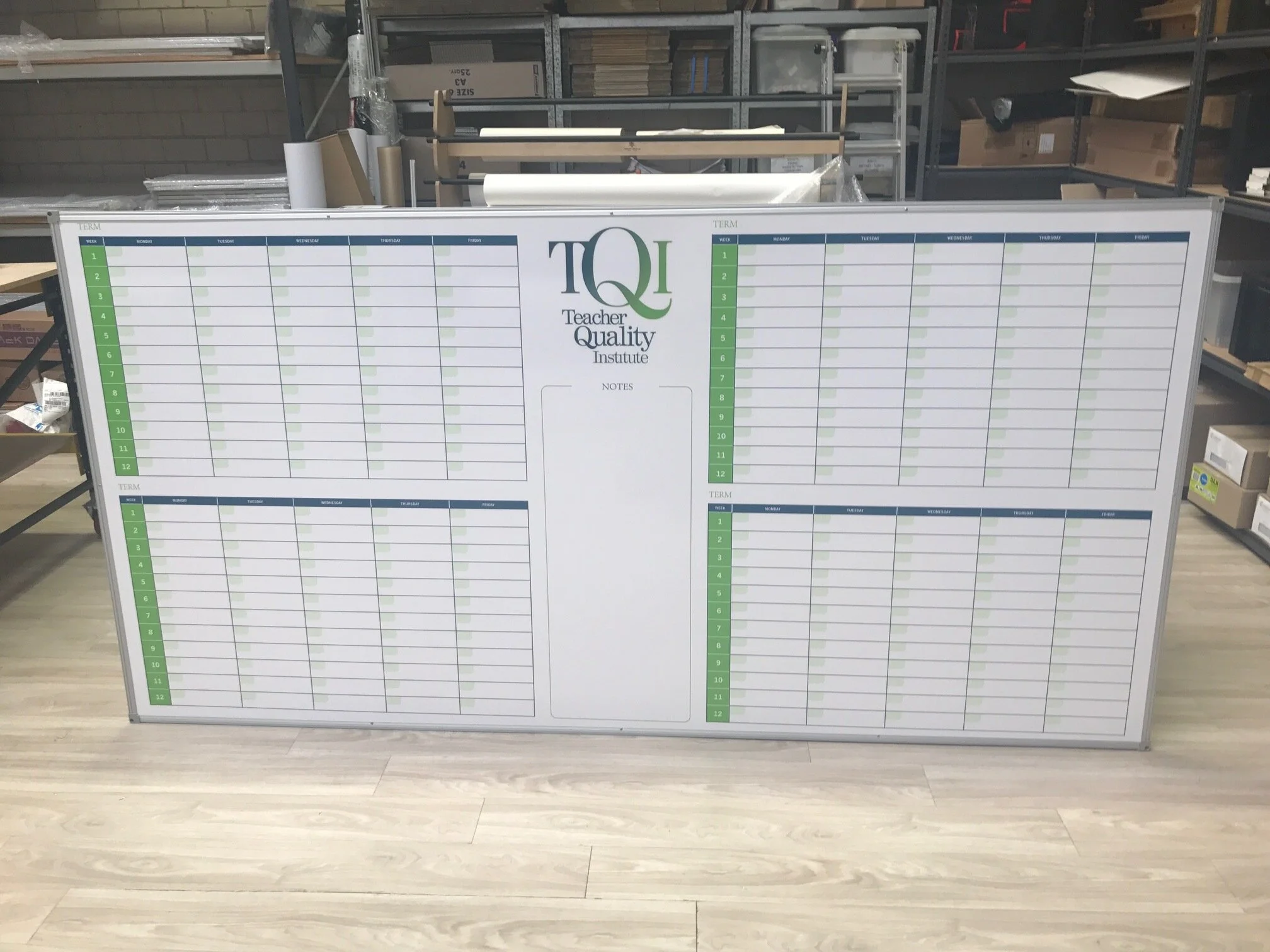 Student Study Planner — Branded Whiteboards - Whiteboards Your Way