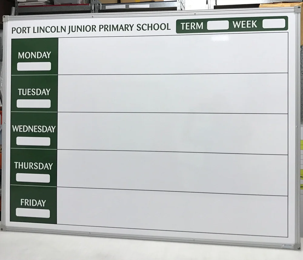 Student Study Planner — Branded Whiteboards - Whiteboards Your Way