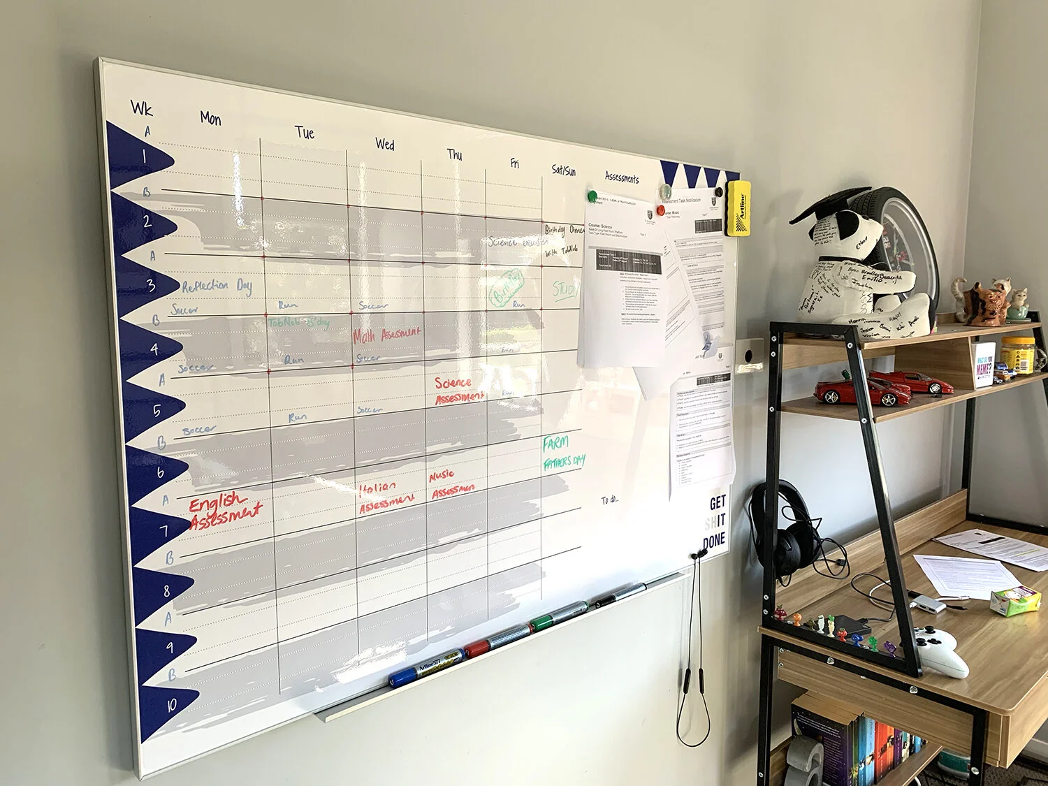 Custom Yearly Calendar Whiteboard — Branded Whiteboards - Whiteboards ...