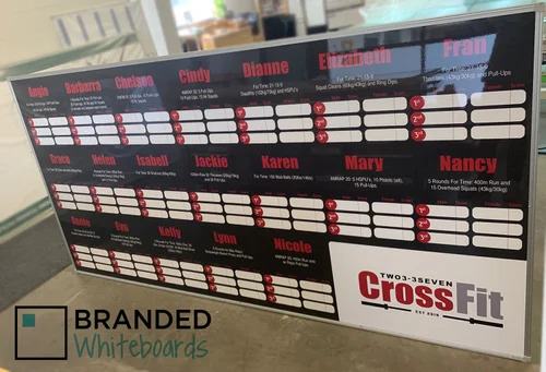 Freestanding Magnetic Leaderboard — Branded Whiteboards - Whiteboards ...