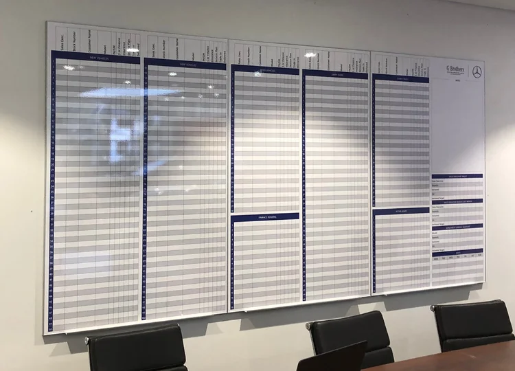 Freestanding Magnetic Leaderboard — Branded Whiteboards - Whiteboards ...