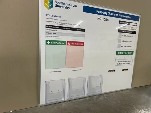 Custom Site Safety and PreStart Notice boards. Include Site Plans or ...