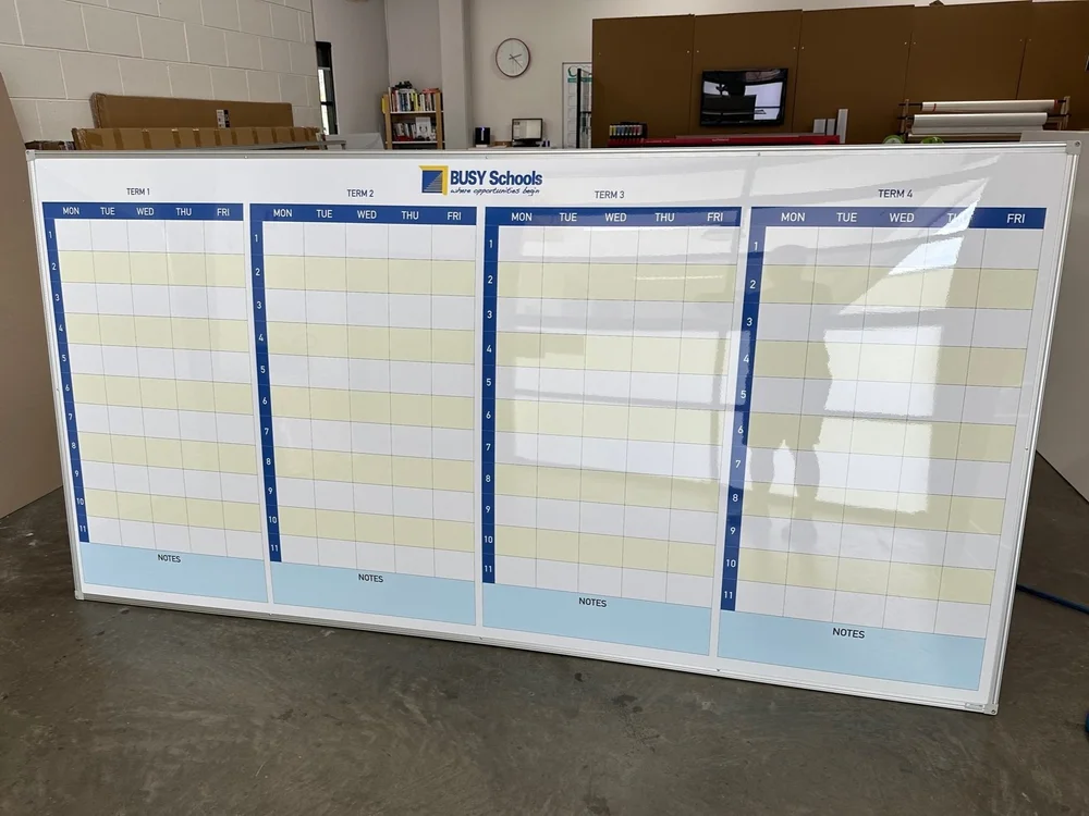 Custom Yearly Calendar Whiteboard — Branded Whiteboards - Whiteboards ...