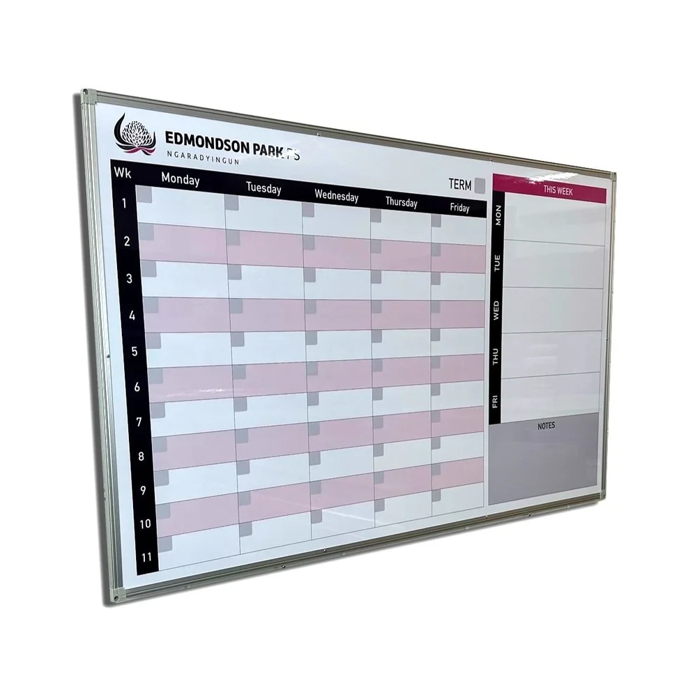 Custom Yearly Calendar Whiteboard — Branded Whiteboards - Whiteboards ...