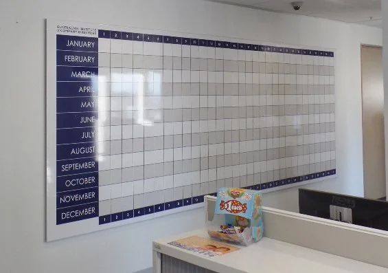Year Calendar and Month planner Whiteboards — Branded Whiteboards ...