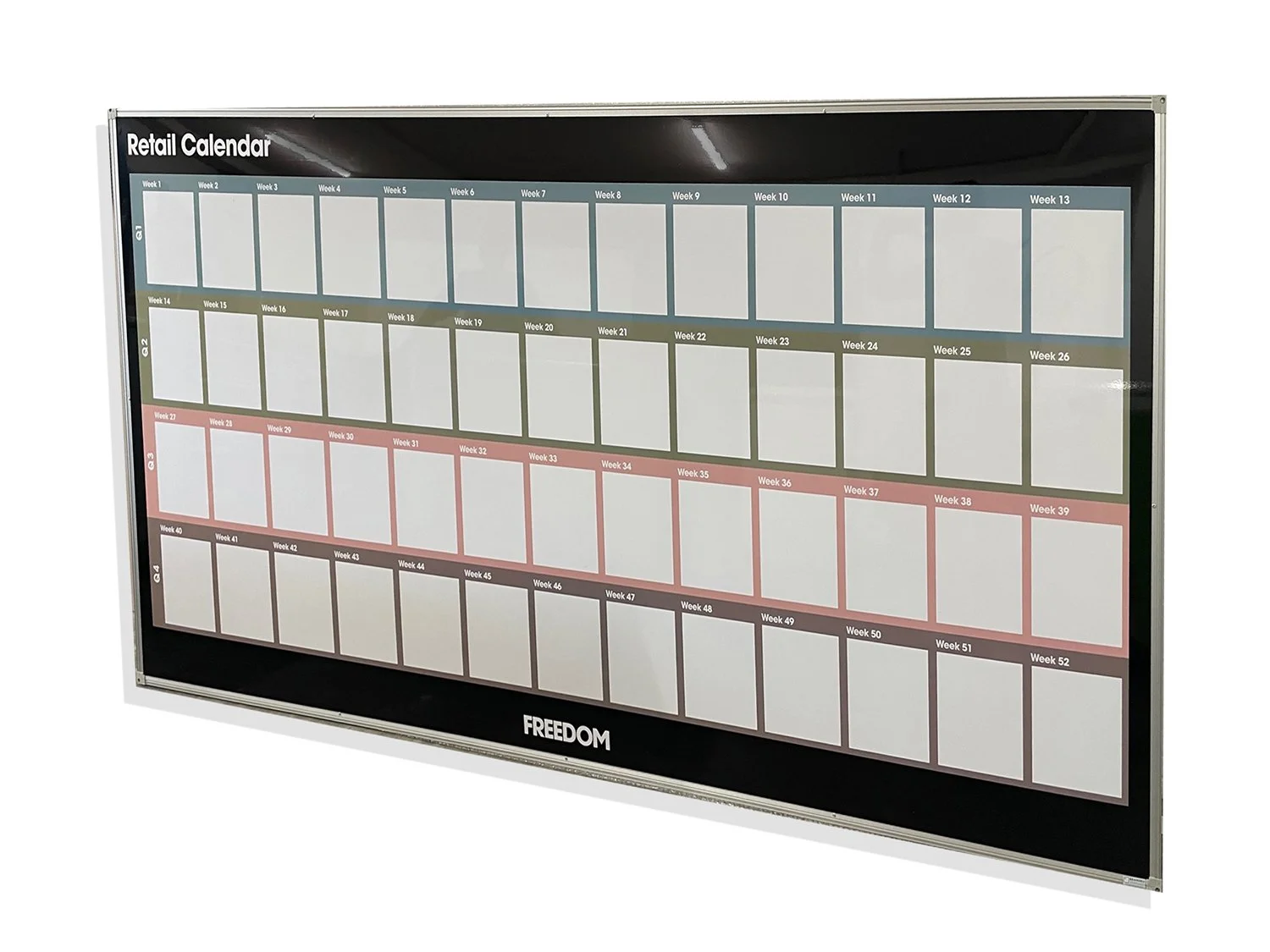 Year Calendar and Month planner Whiteboards — Branded Whiteboards ...