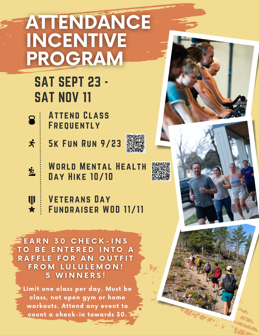 Attendance Incentive Program — CrossFit Sanitas
