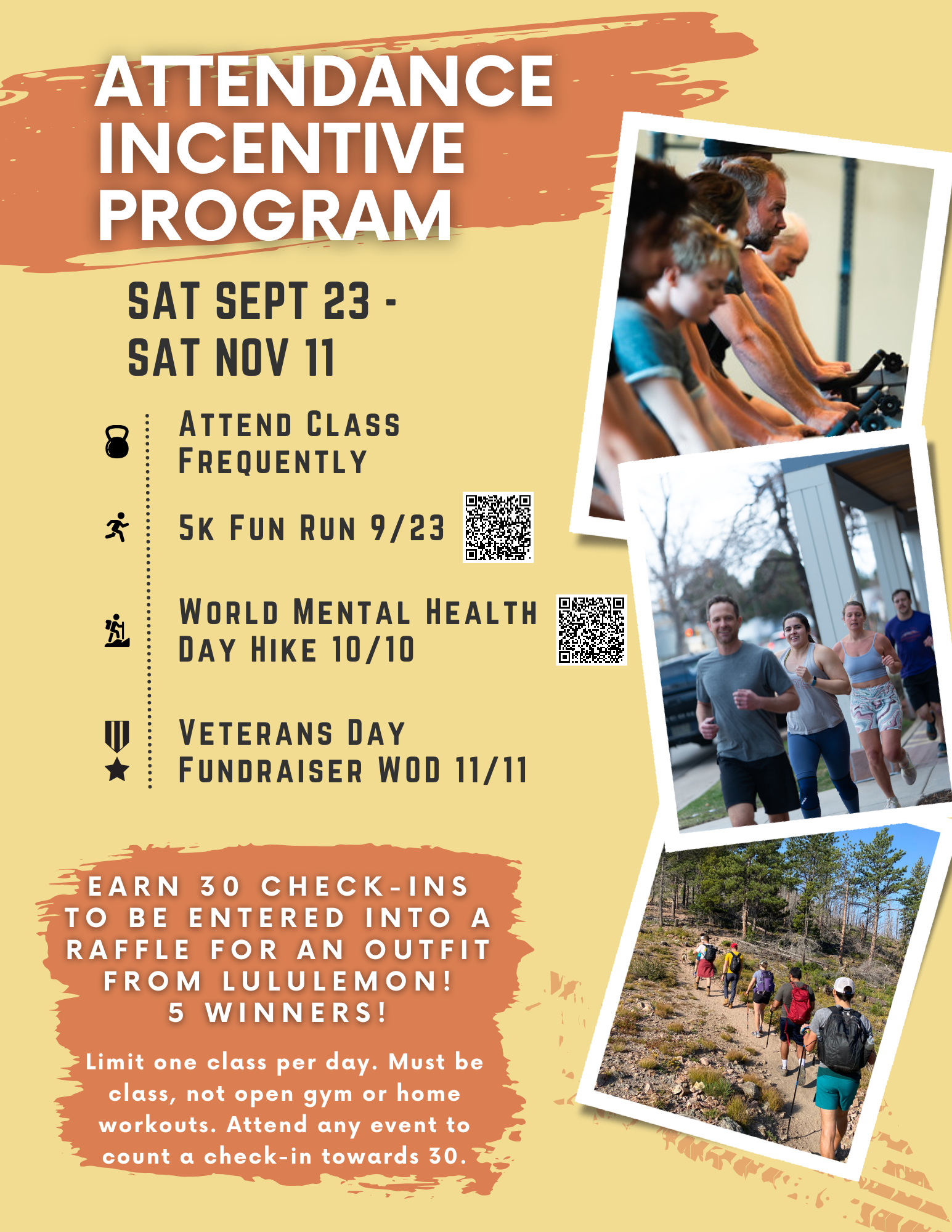 Attendance Incentive Program — CrossFit Sanitas