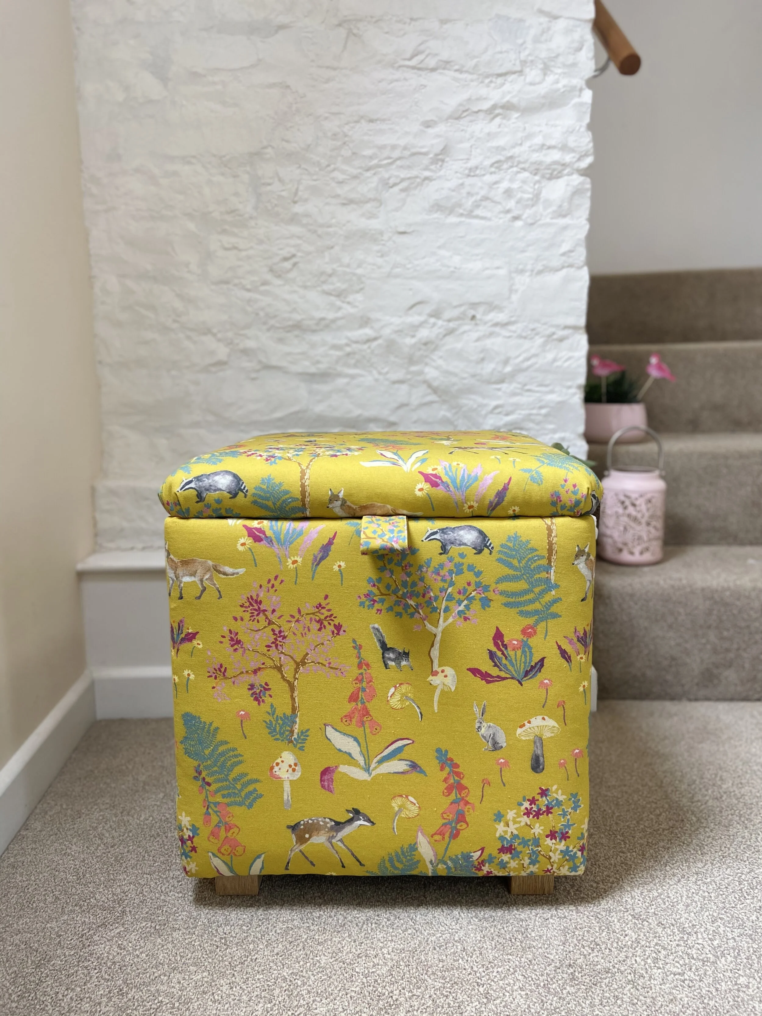 Dressing Table Pouffe in Emma J Shipley — Sparrow & Plumb Furniture ...
