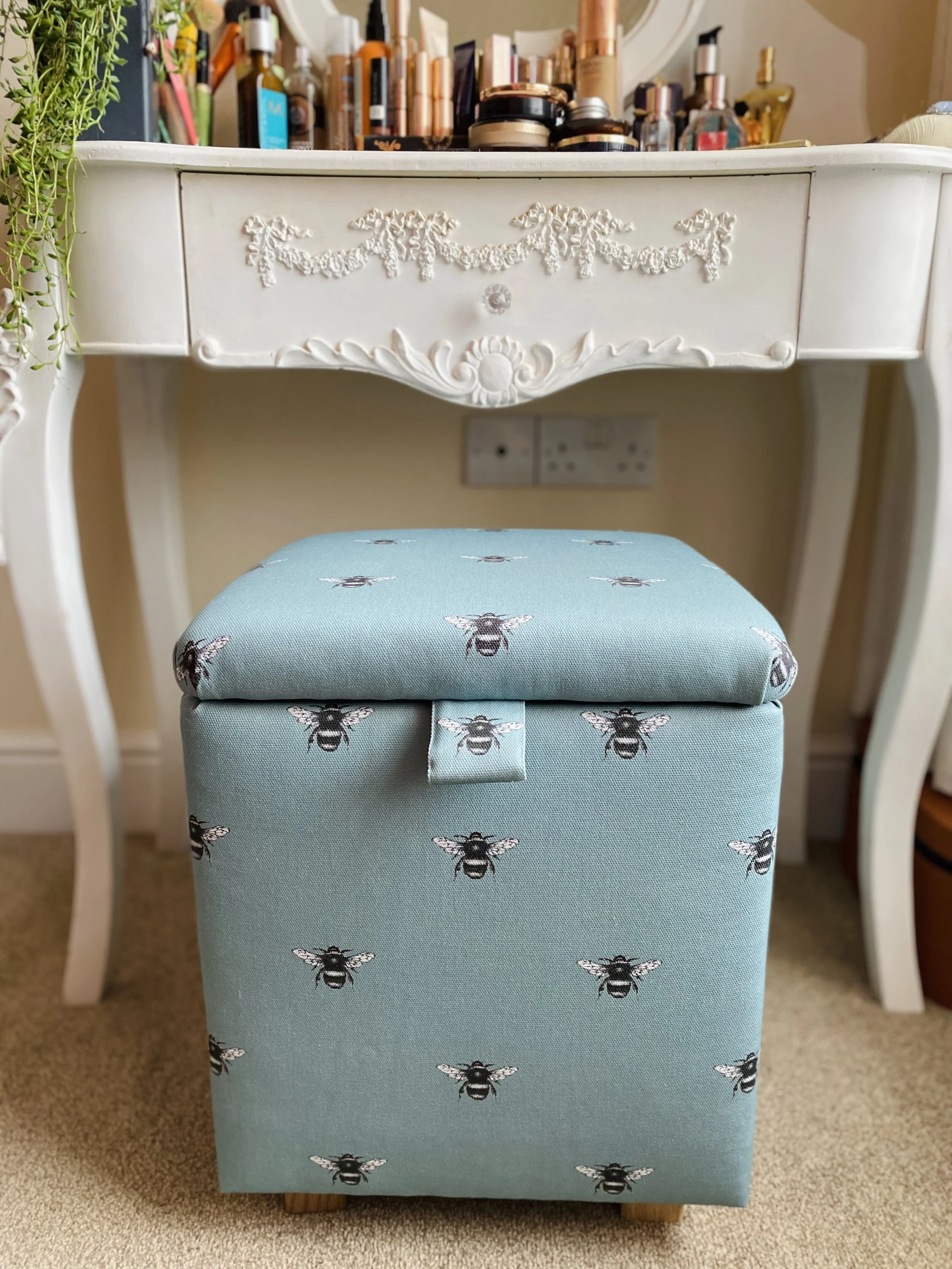 Dressing Table Pouffe in Emma J Shipley — Sparrow & Plumb Furniture ...