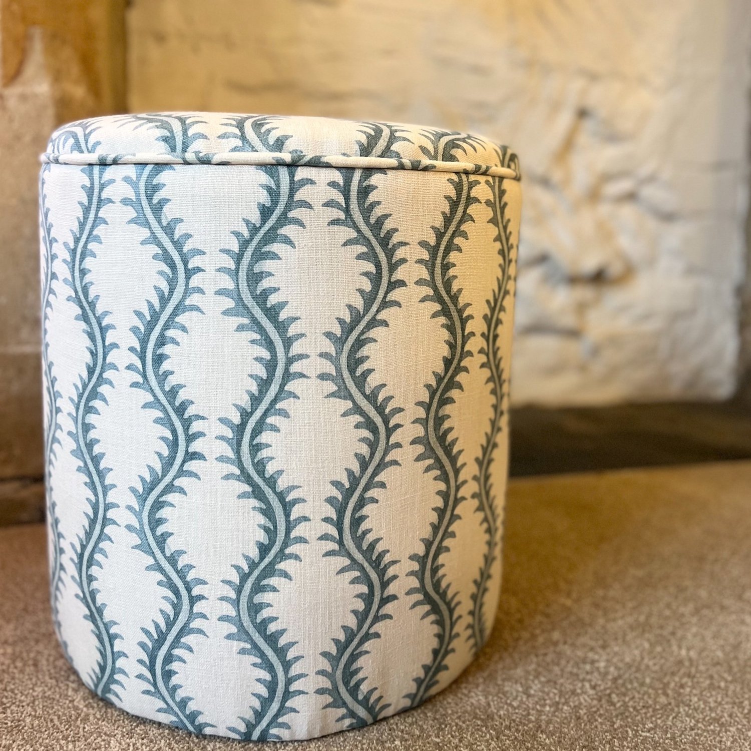 Dressing Table Pouffe in Emma J Shipley — Sparrow & Plumb Furniture ...