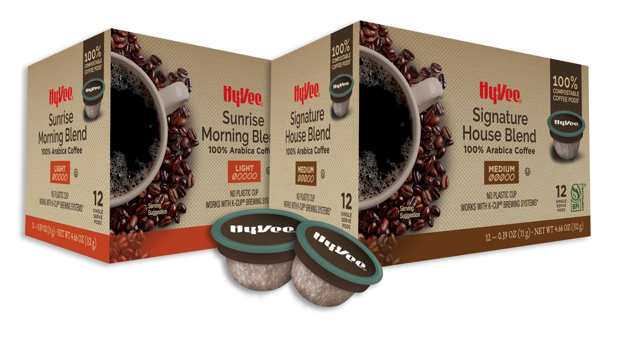 Hy-Vee | Roaster's Reserve Compostable Single Serve Coffee Pods — SCA ...