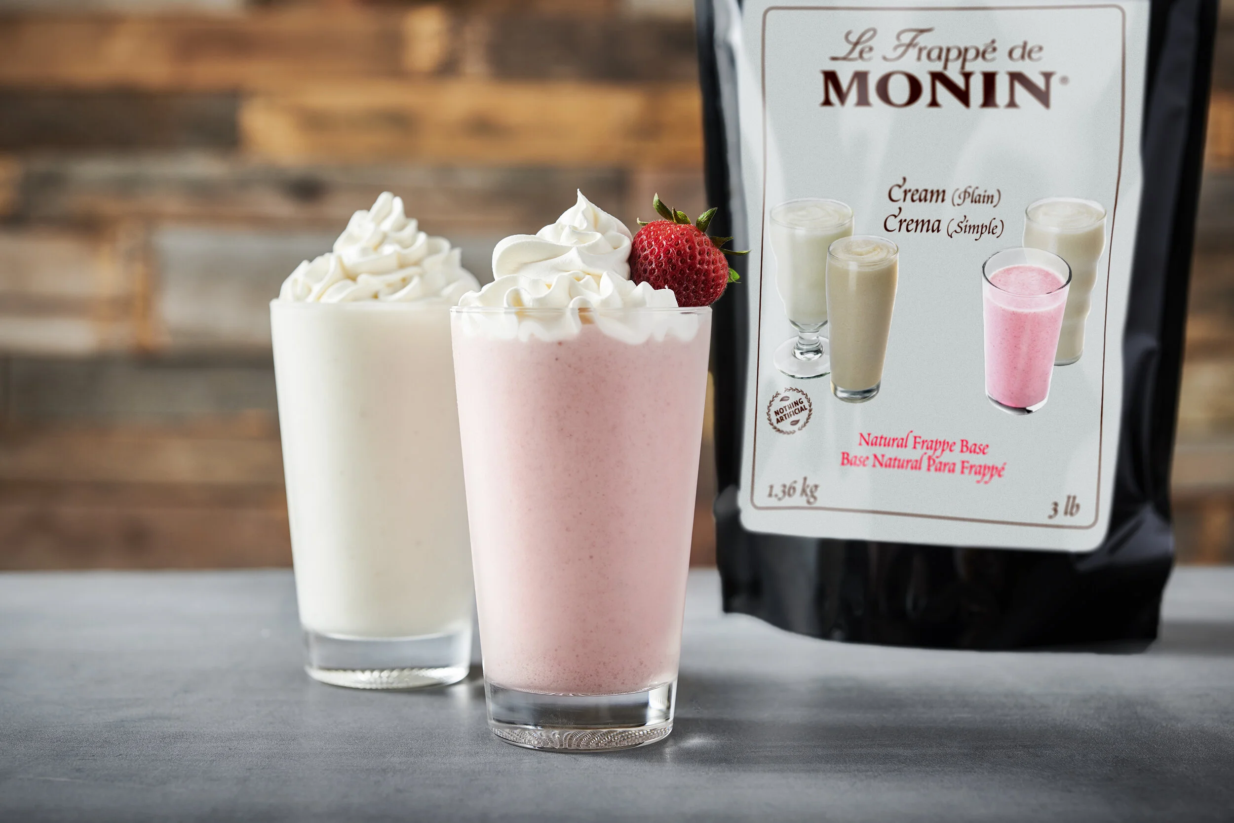 Monin | Cream (Plain) Natural Frappé Base — New in Coffee