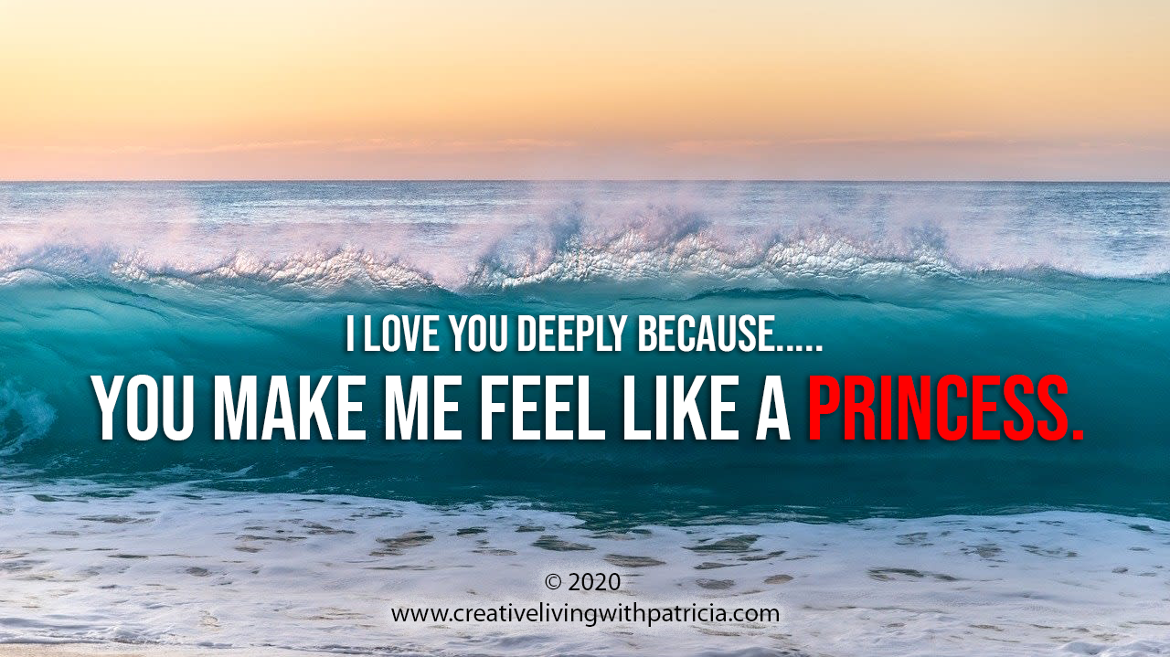 I LOVE YOU DEEPLY — Click the Menu Bar to the right to view all pages