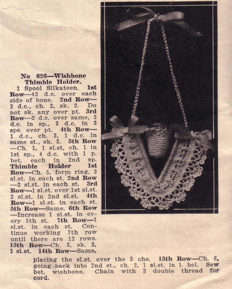 Wishbone Thimble Holders — The House of Good Fortune