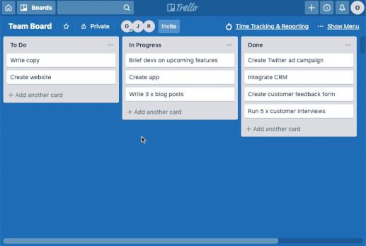 Time tracking in Trello — Orah Apps