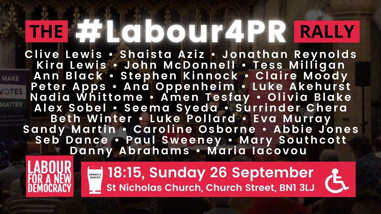 Events — Labour For A New Democracy