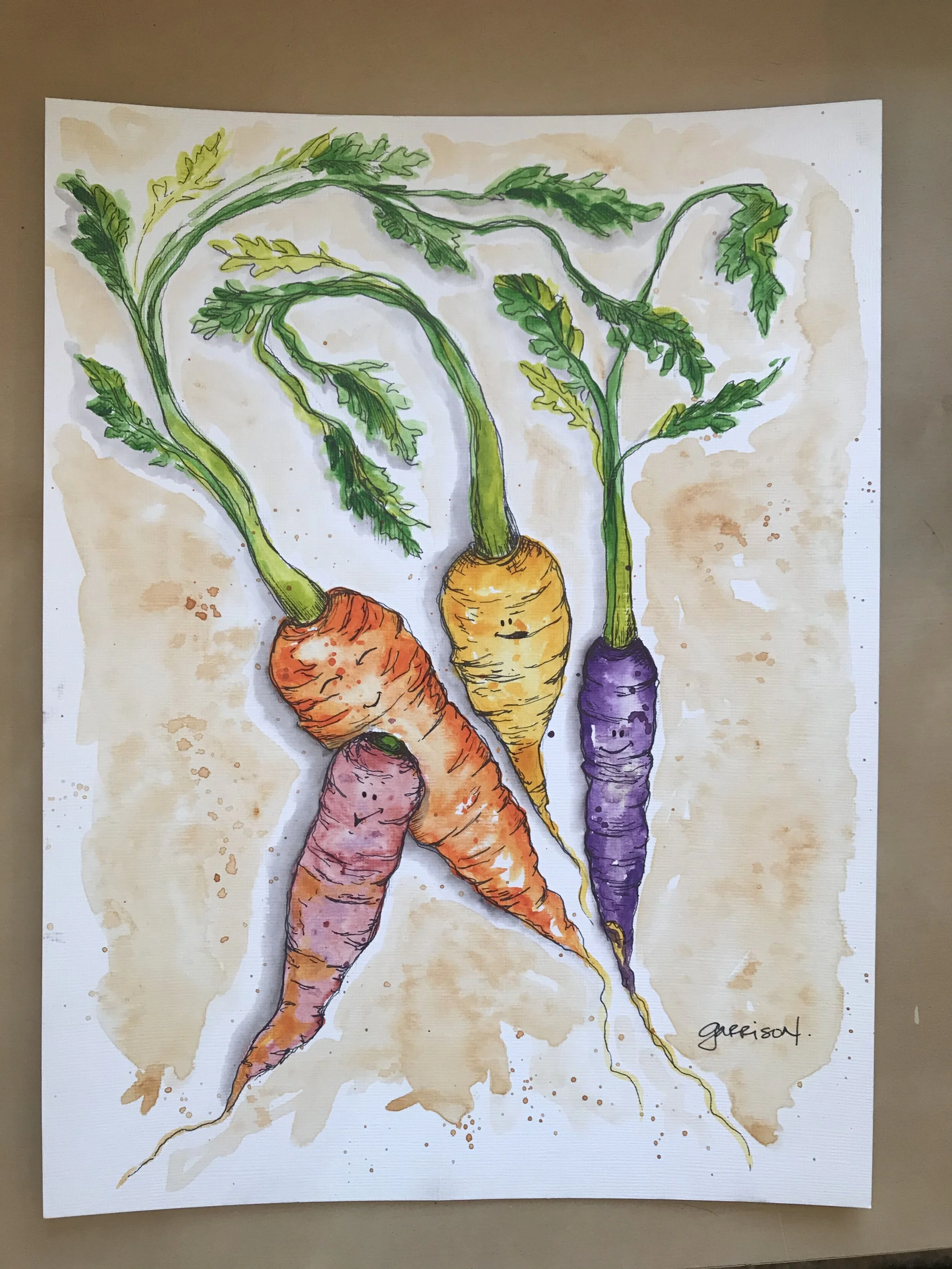 Carrot Painting