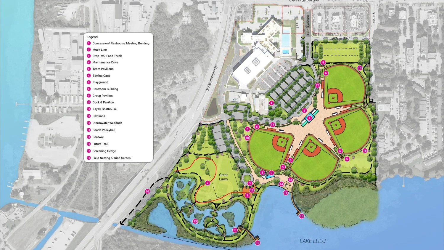 Chain of Lakes Park Master Plan | Catalyst Design Group