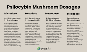 Mushroom Dosage Guide: Psilocybin Doses, Effects, & Safety - Psygaia