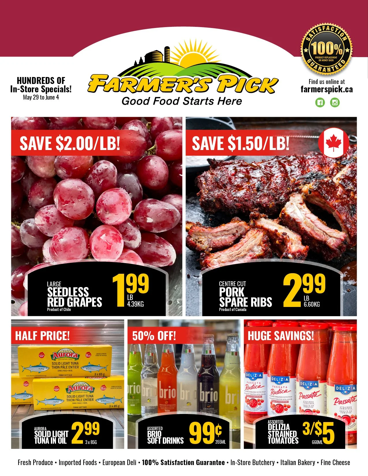 In Store Flyer Specials — Farmer's Pick