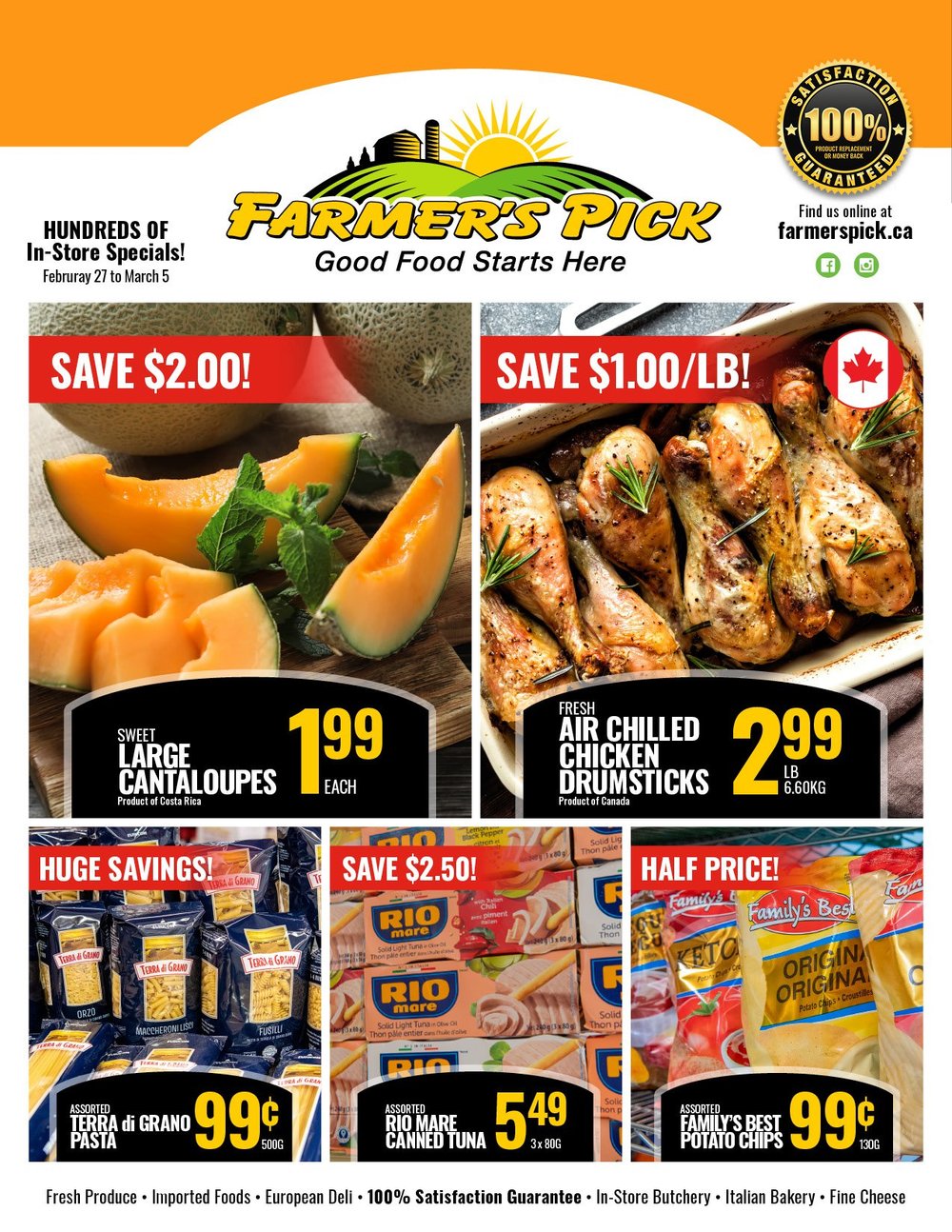 In Store Flyer Specials — Farmer's Pick