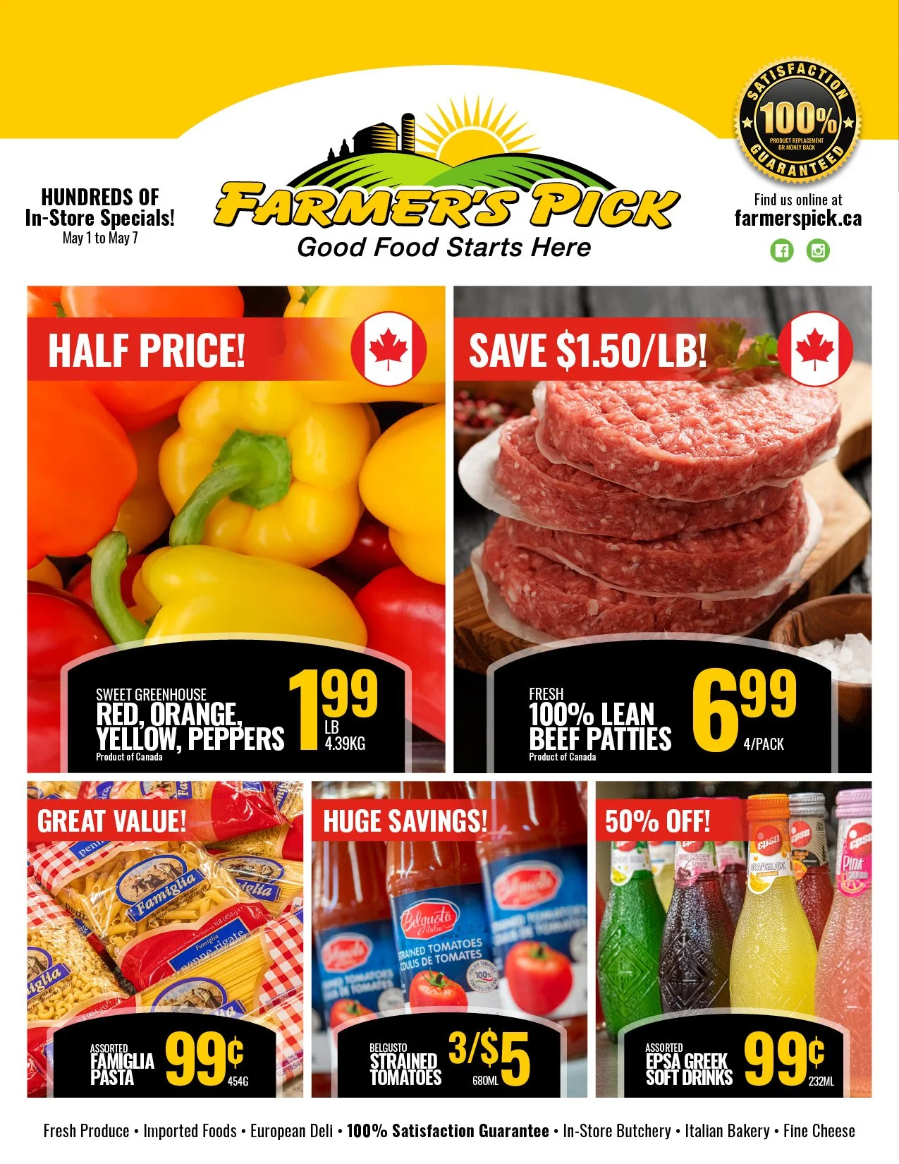 In Store Flyer Specials — Farmer's Pick