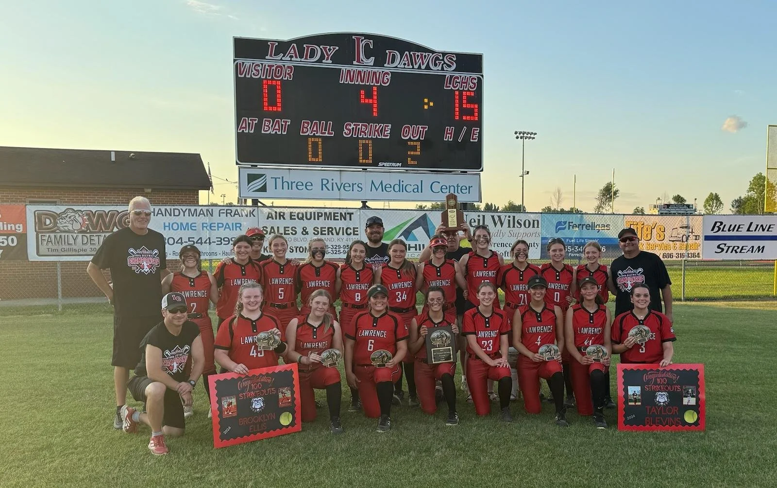 Lawrence County claims 58th District championship — The Big Sandy News