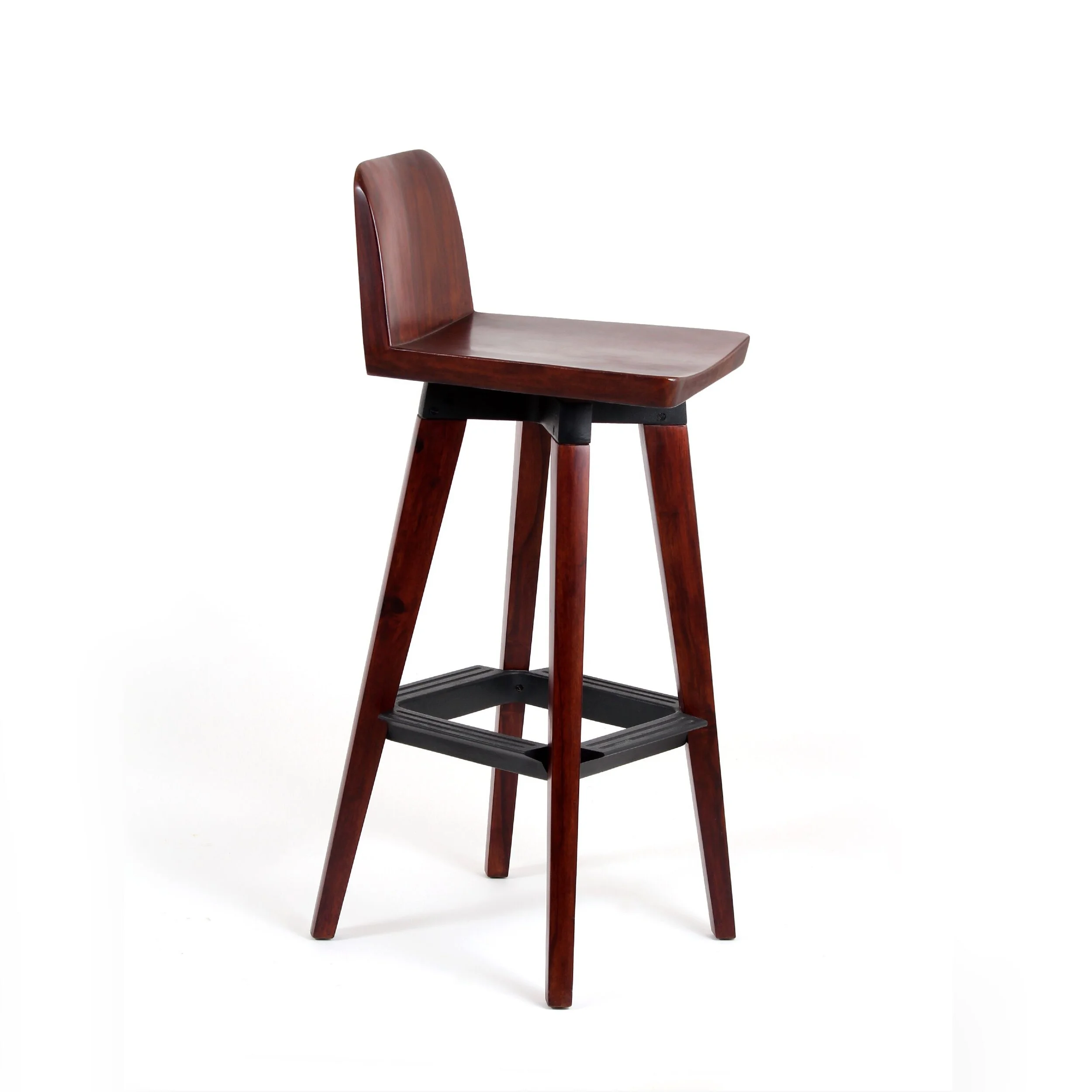 OKA Rattan Swivel Bar Stool | Buy Stools Online | Home Furniture ...
