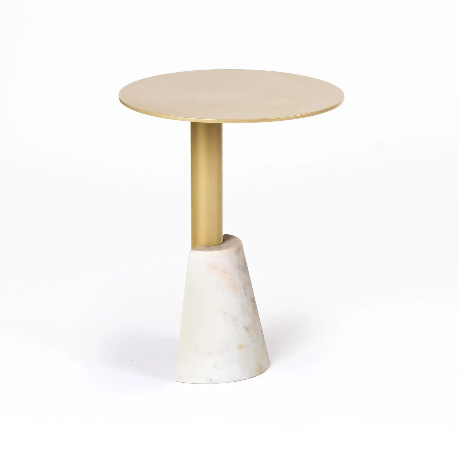 Halved Circular Table | Buy Side Table Online — AKFD Studio