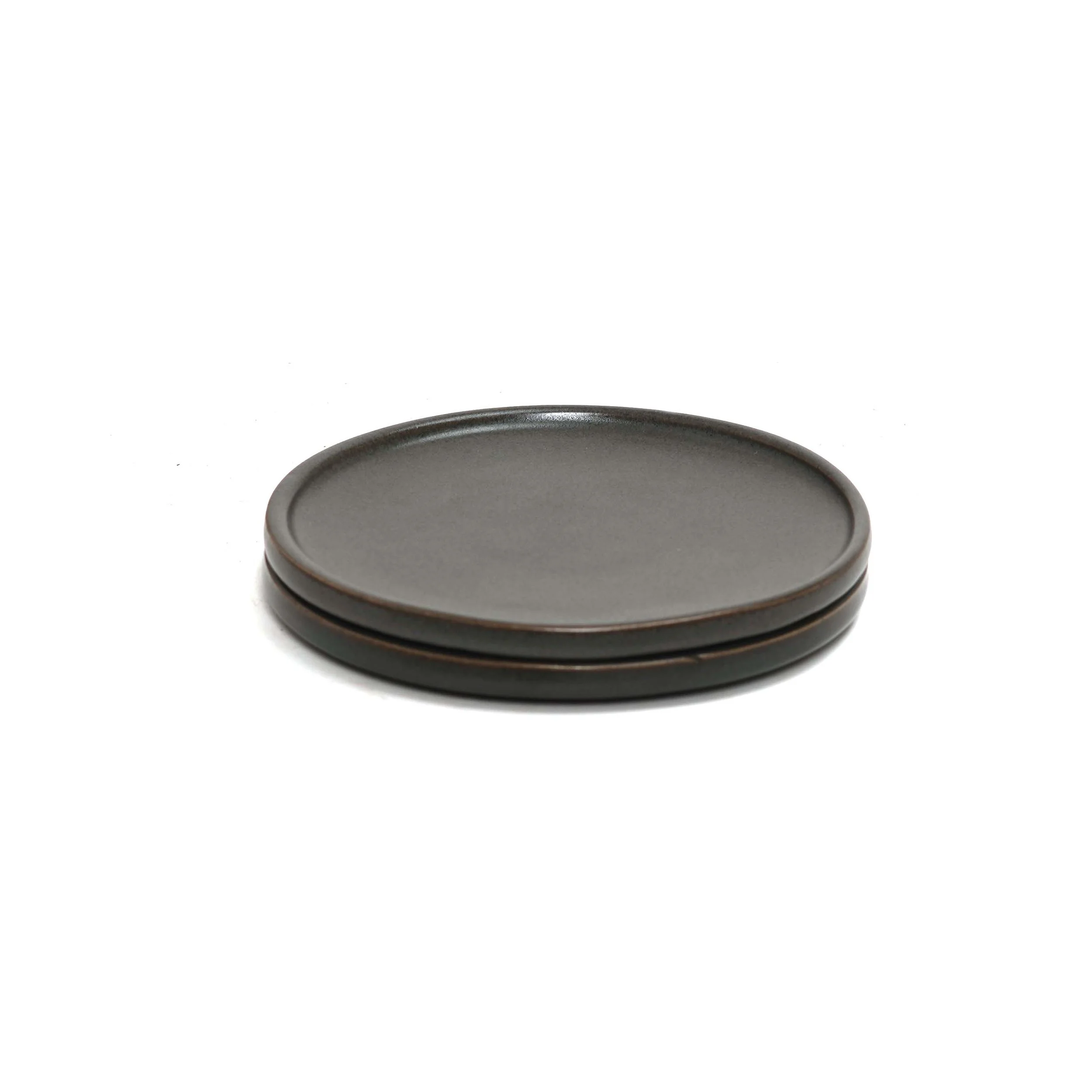 Stack Desert Plate 6"- Gray set of 2 — AKFD Studio