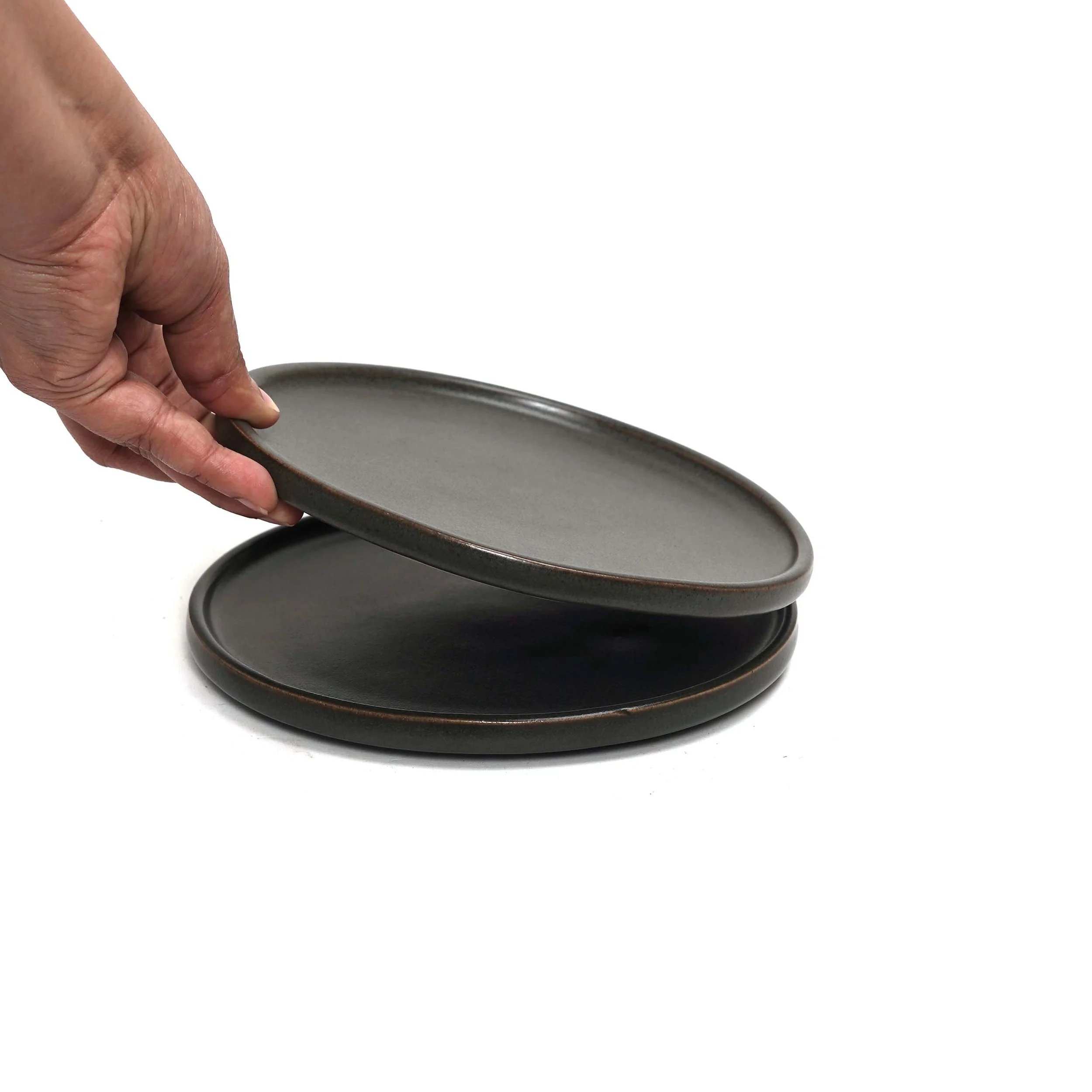 Stack Dinner Plate 10"- Peach set of 2 — AKFD Studio